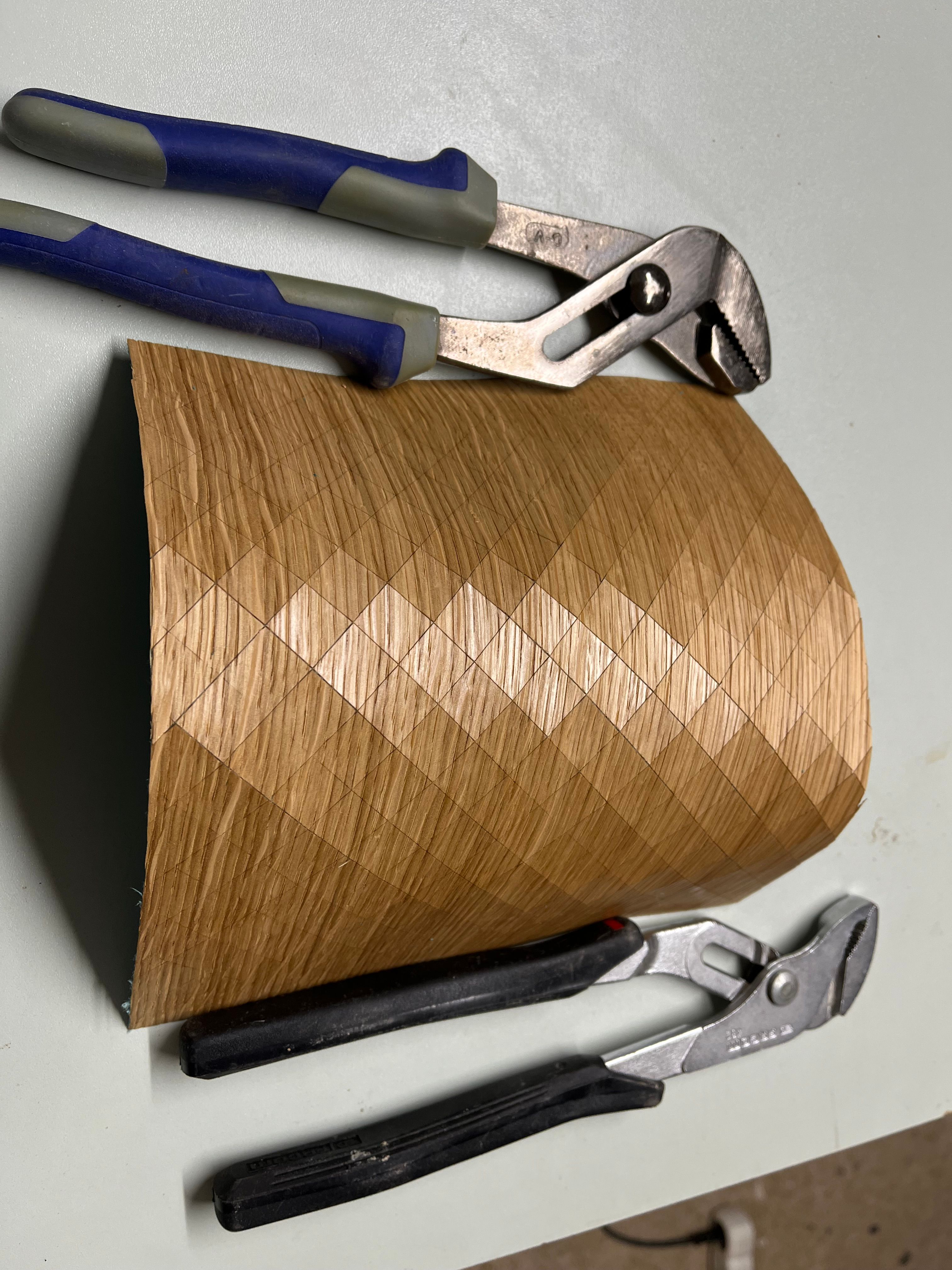 Wood textile experiment | Domestika