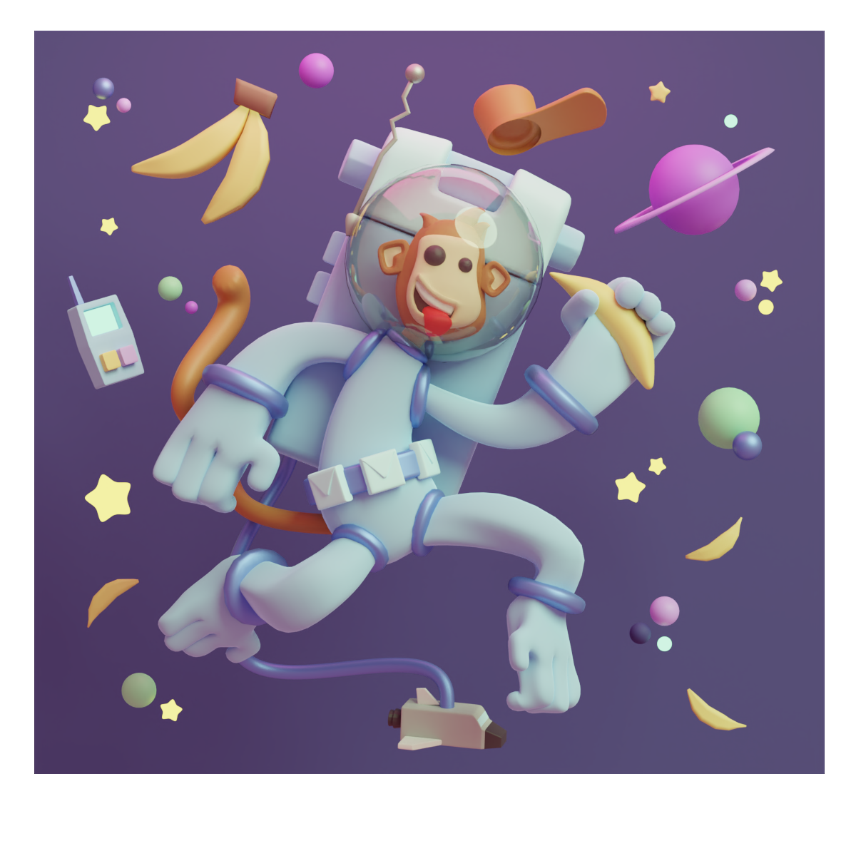 My project for course: 3D Character Creation in Blender | Domestika