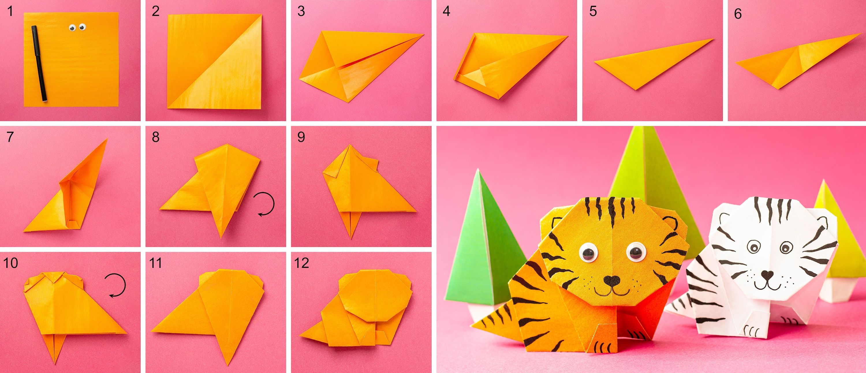 How to Make Origami Animals Step by Step | Domestika