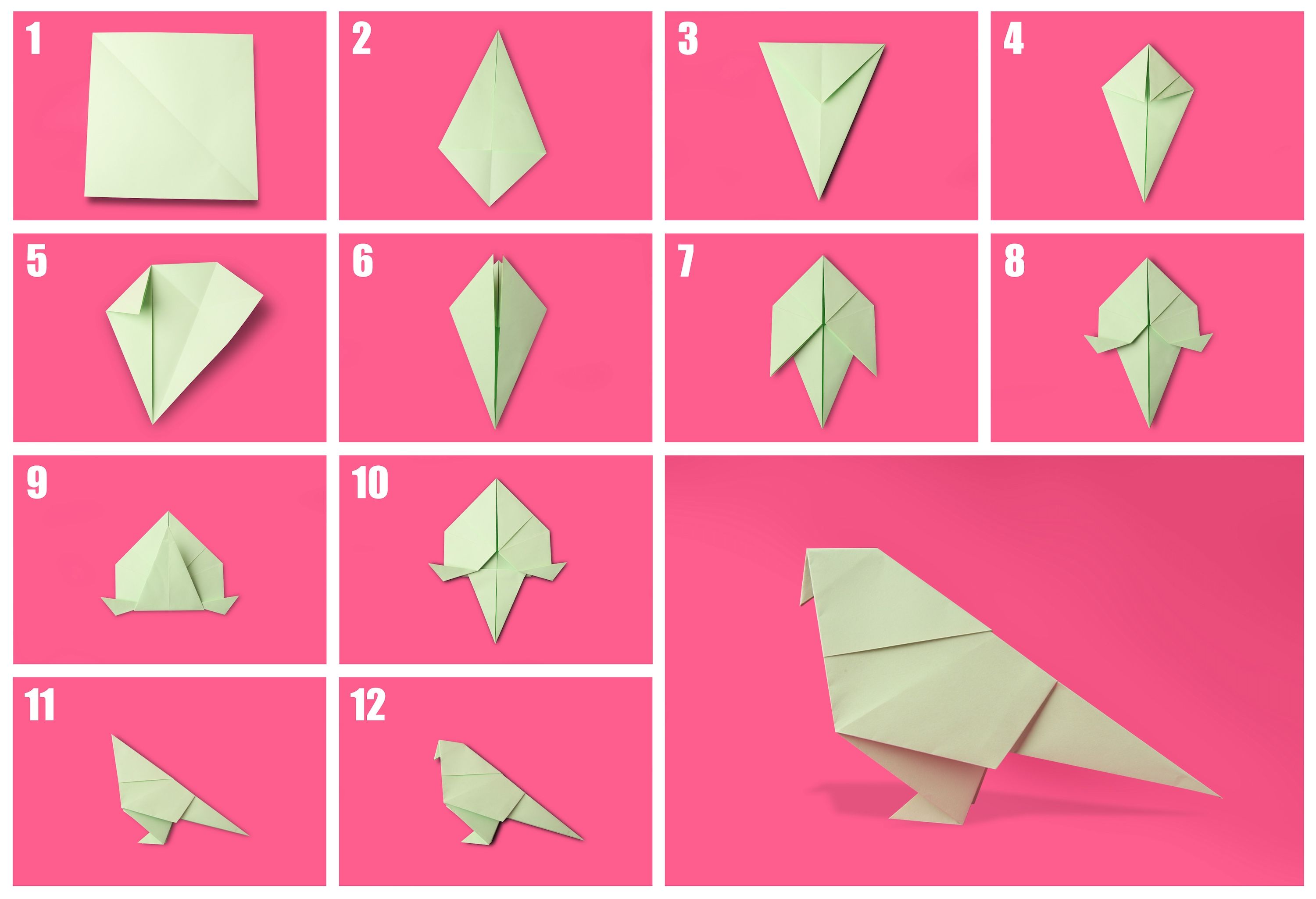 Cómo hacer animales de origami paso a paso | Domestika