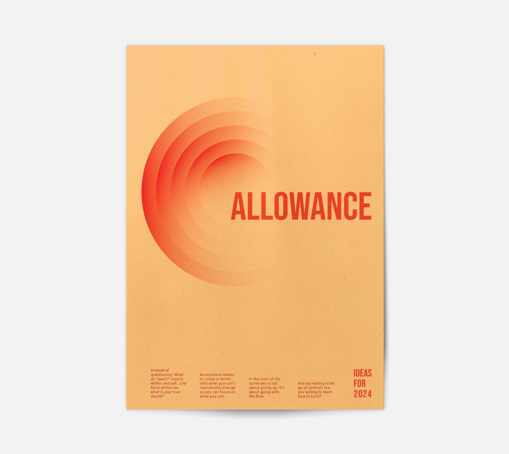 Ideas for 2024 - posters for self reflection and motivation | Domestika