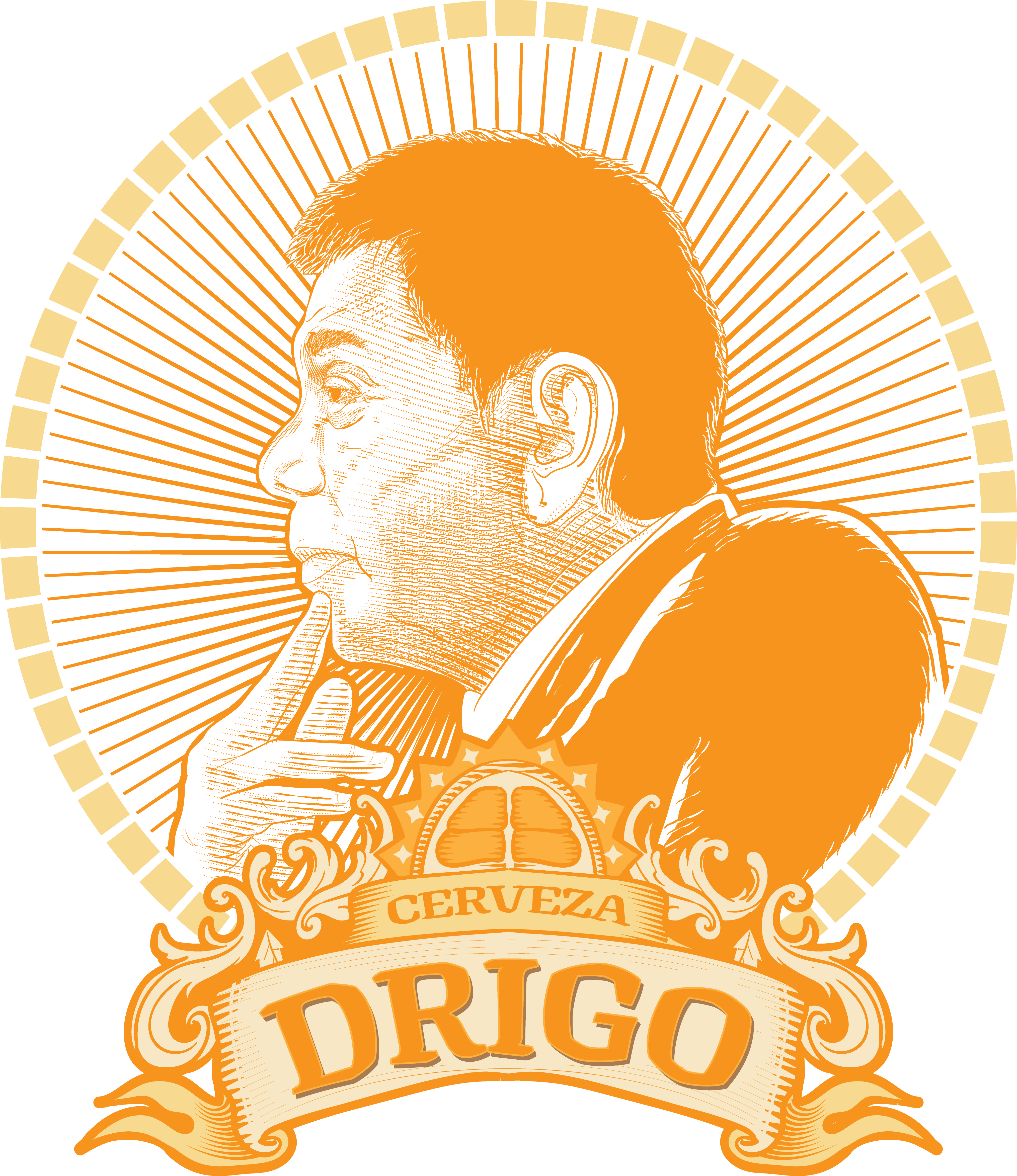 "CERVEZA DRIGO" Concept Beer Label Design | Domestika