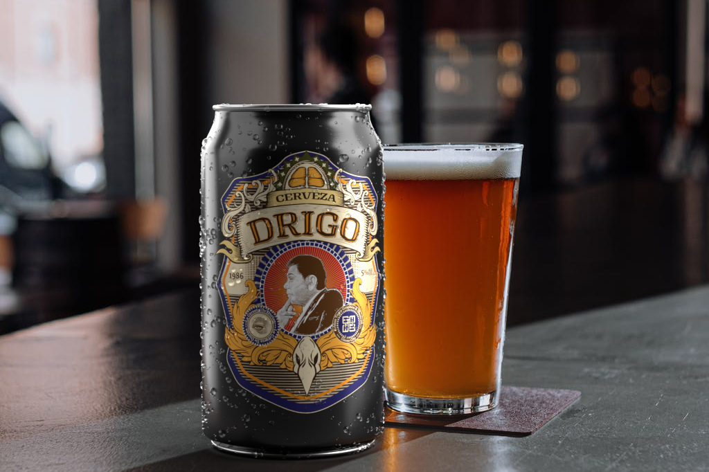 "CERVEZA DRIGO" Concept Beer Label Design | Domestika