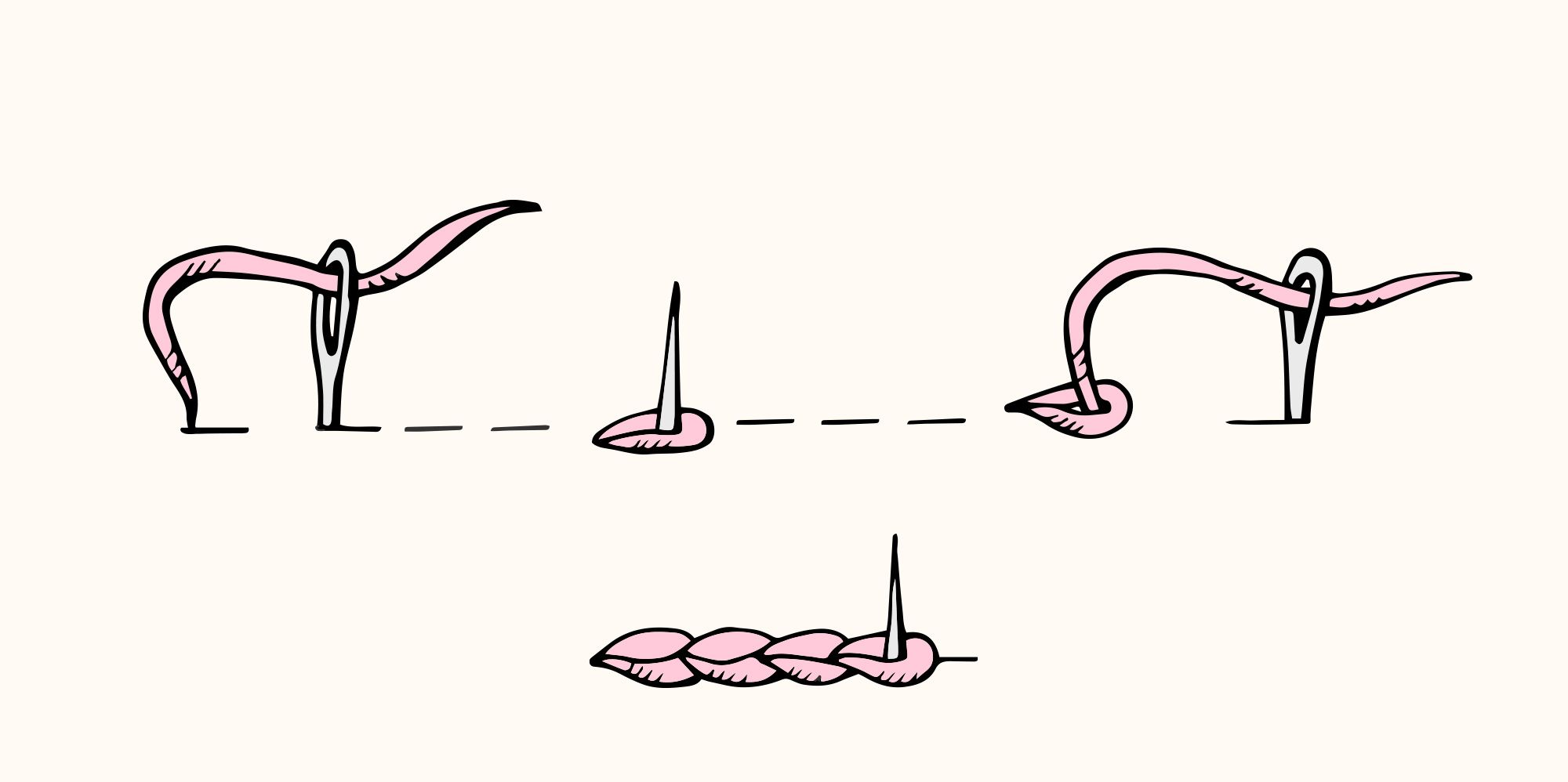 12 tipos de puntadas | Domestika