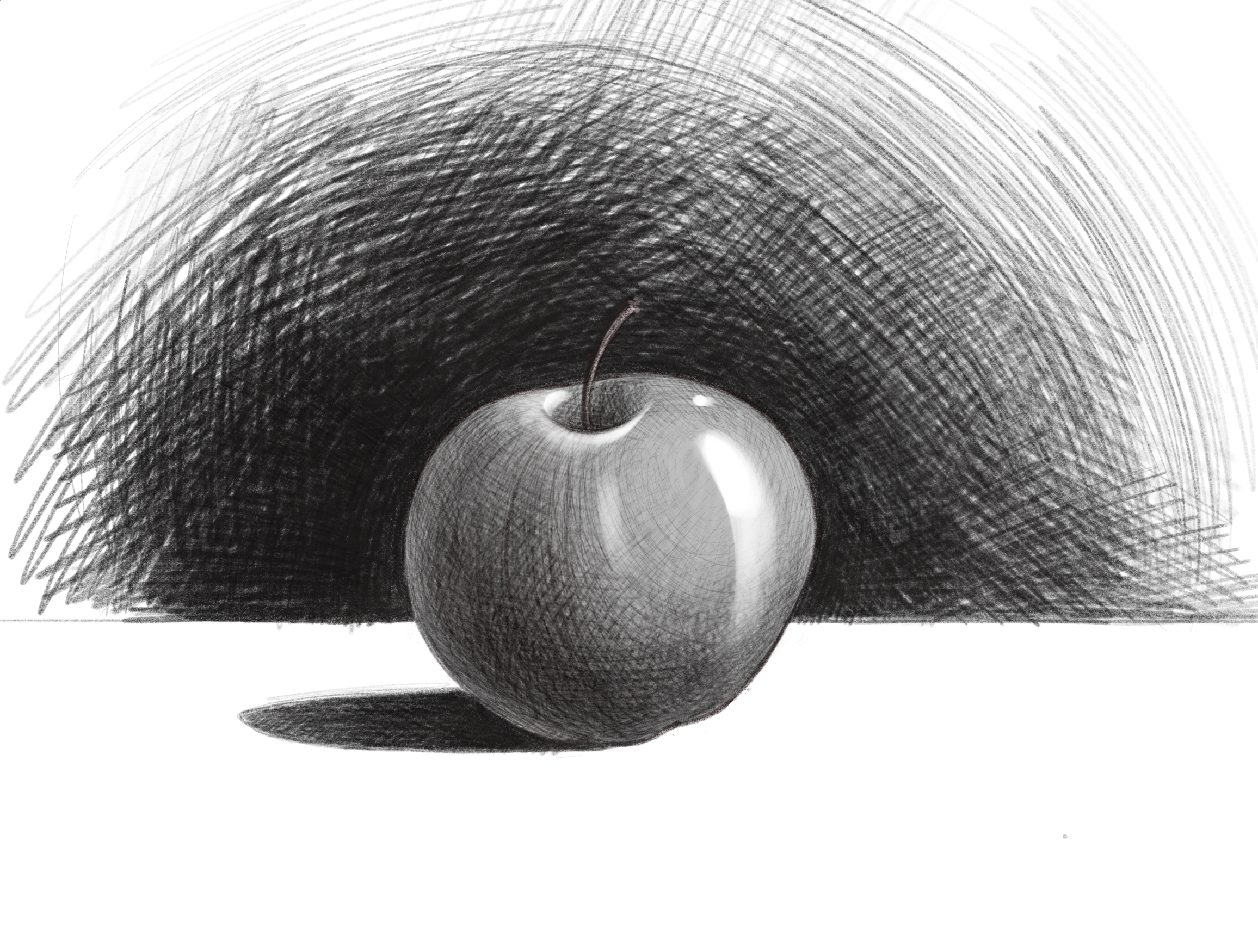 Drawing Tutorial: How to Shade an Apple (+Free Download) | Domestika