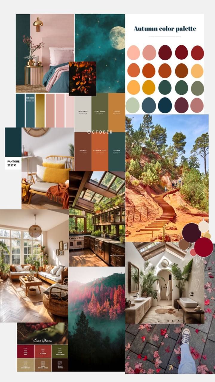 Digital Moodboard/Colour Palette Inspiration | Domestika