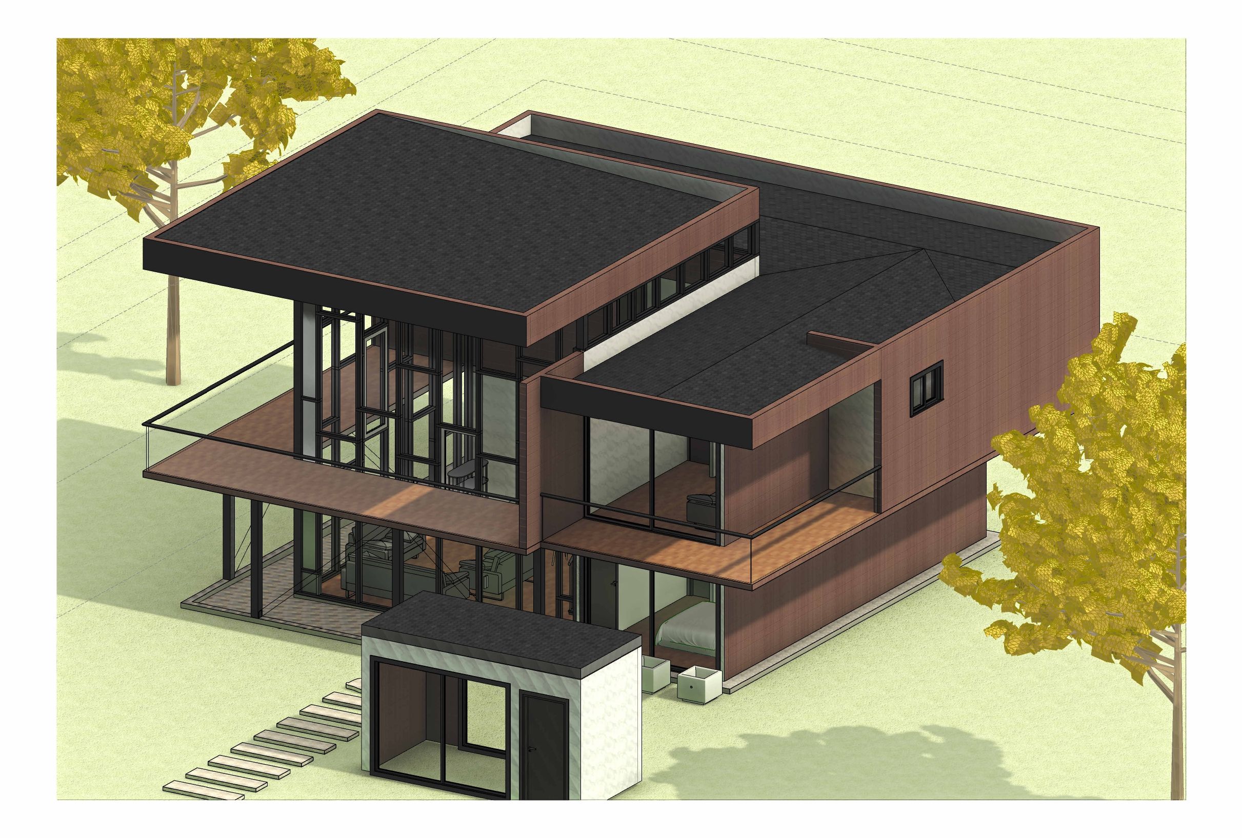 Mi proyecto del curso: Diseño y modelado arquitectónico 3D con Revit ...