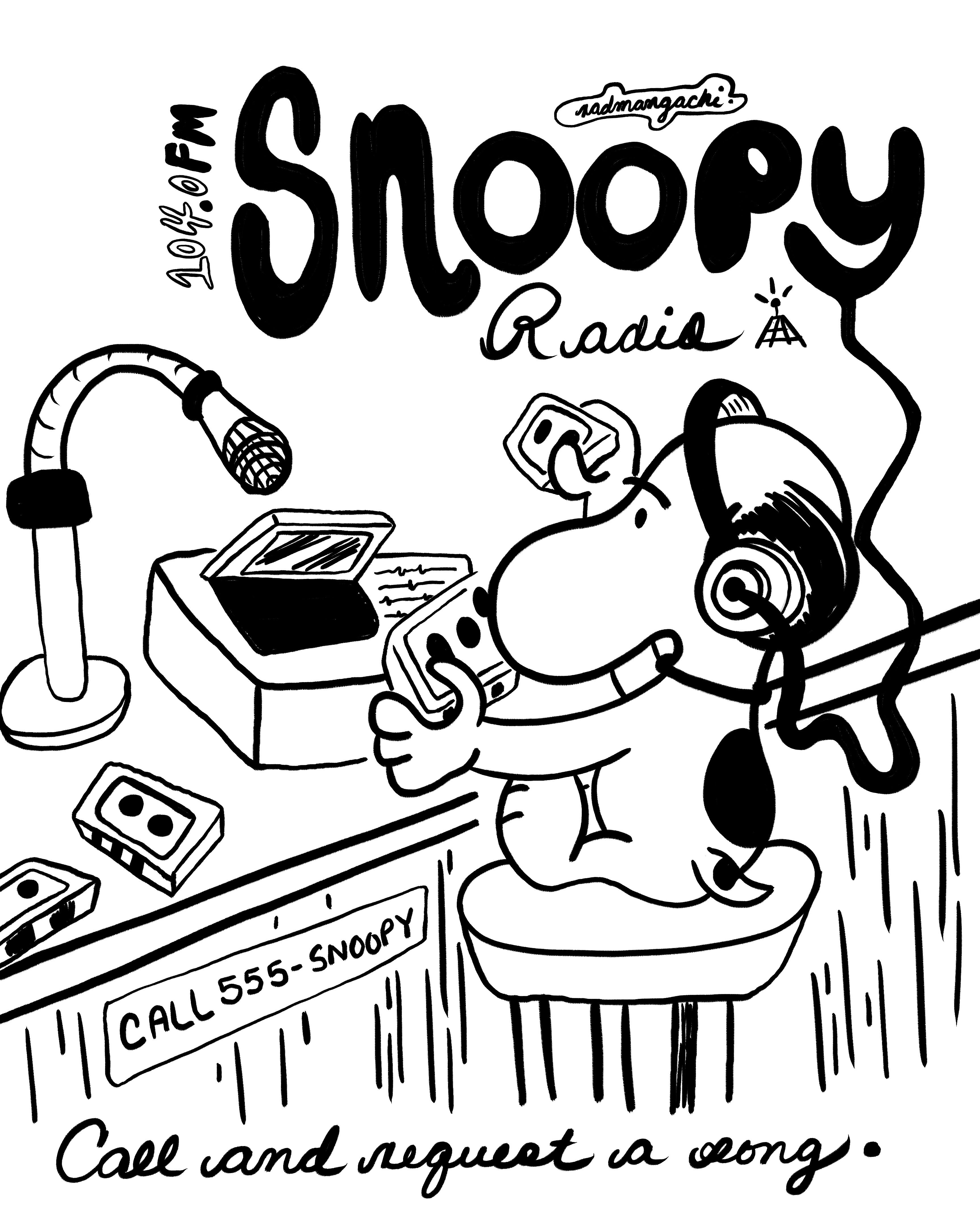 snoopy fanart | Domestika