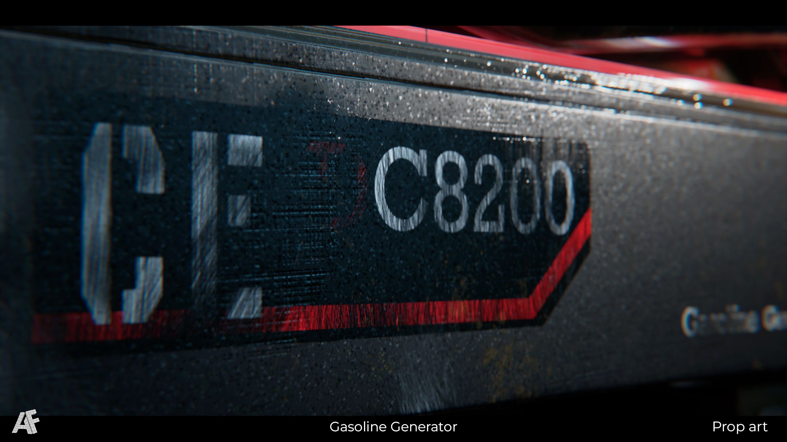 3D Prop art Gasoline Generator | Domestika