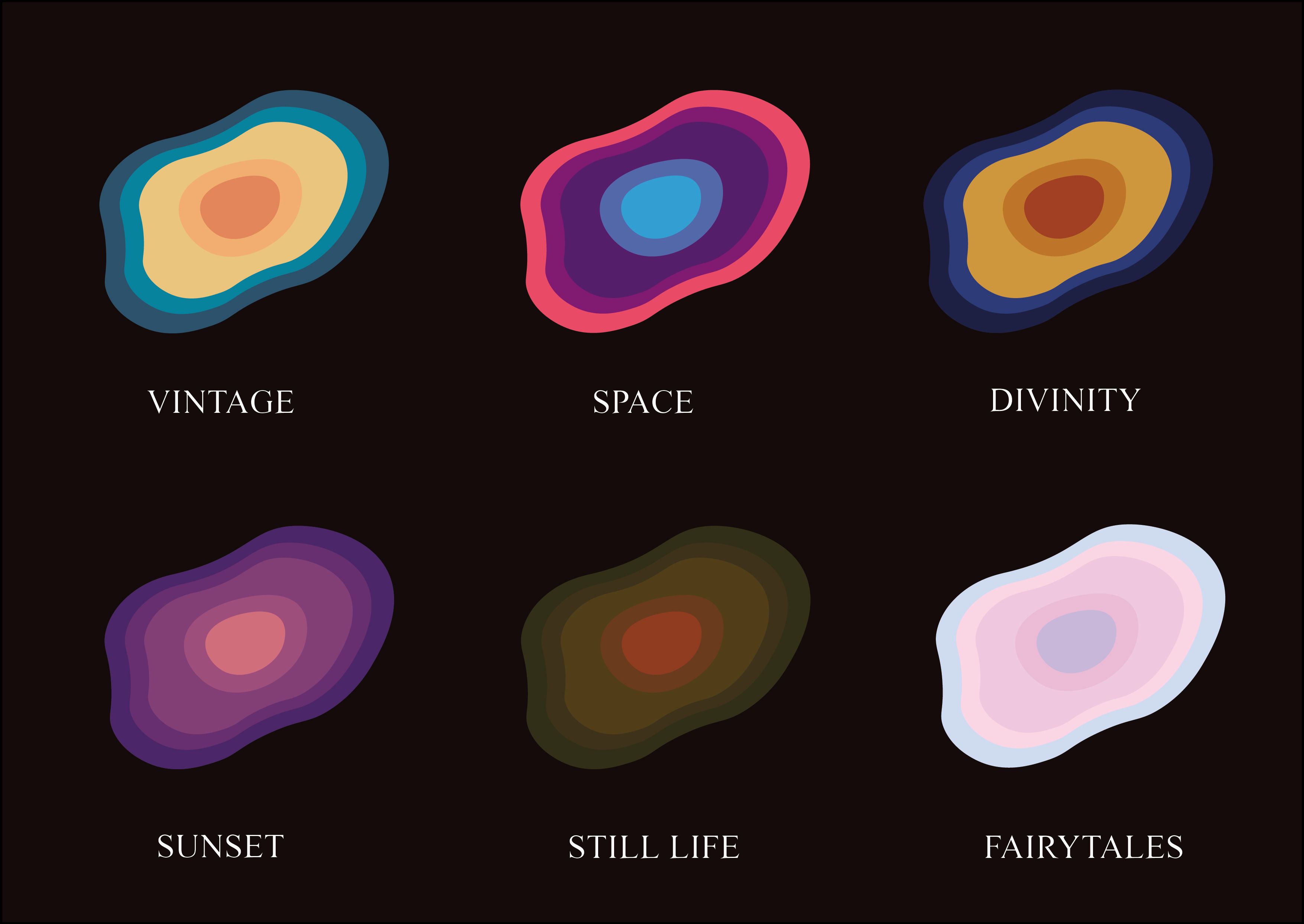 Experimenting with themed color palettes | Domestika