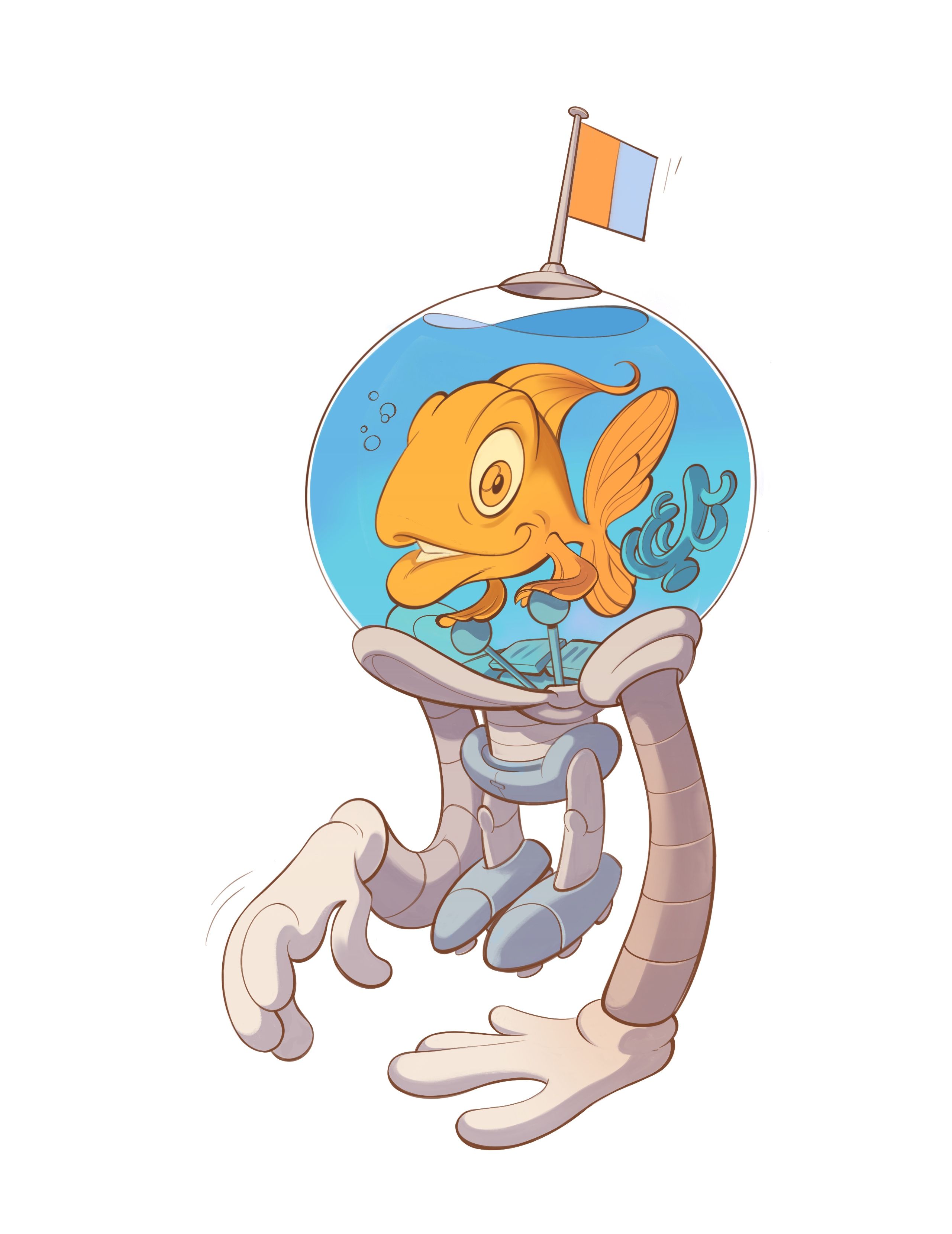 Archibald's Coastal Mech - Character Design | Domestika