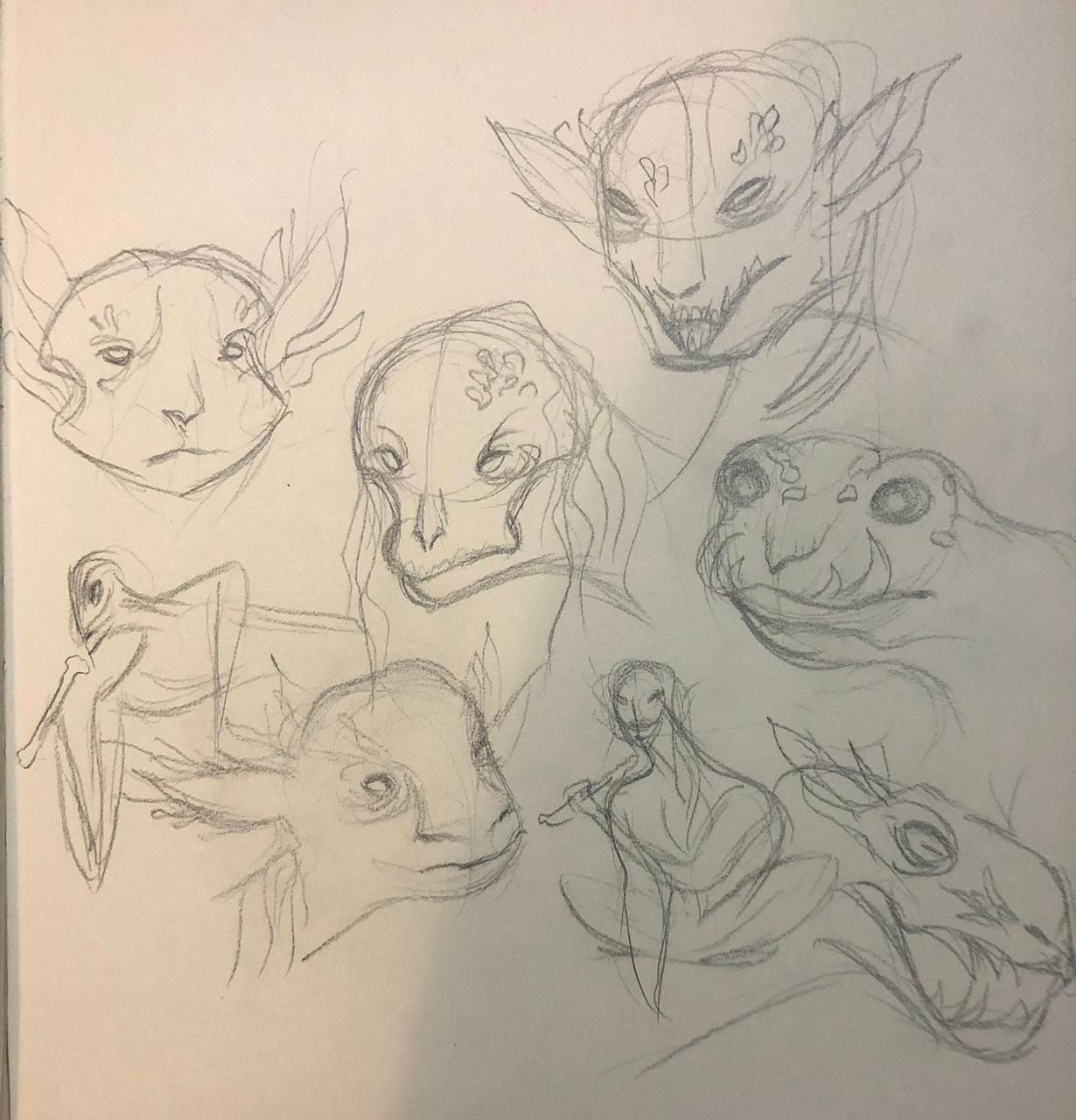 My project for course: Fantasy Drawings in Graphite and Watercolor: A ...