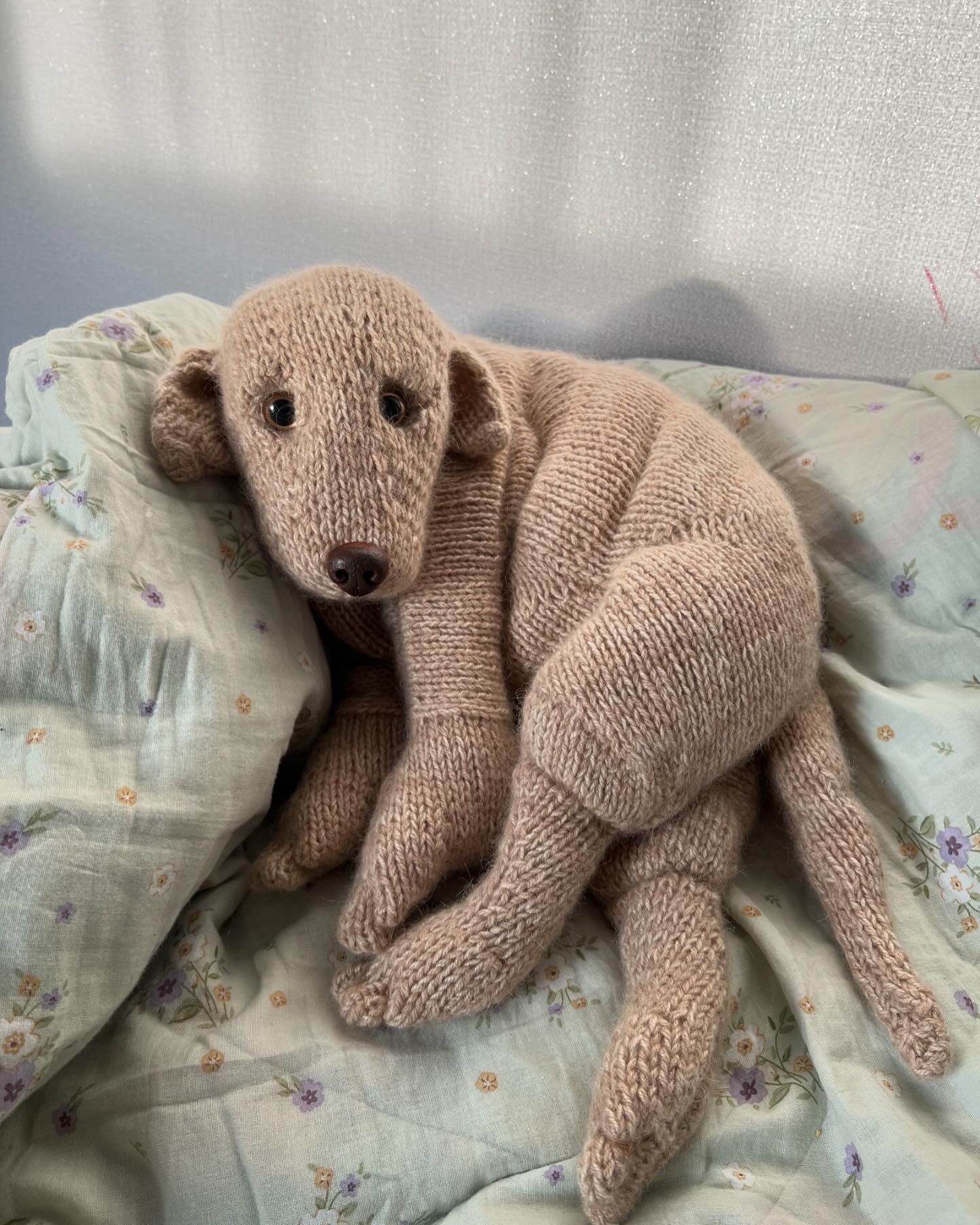 My project for course: Knitting Realistic Stuffed Animals: Make a Puppy ...