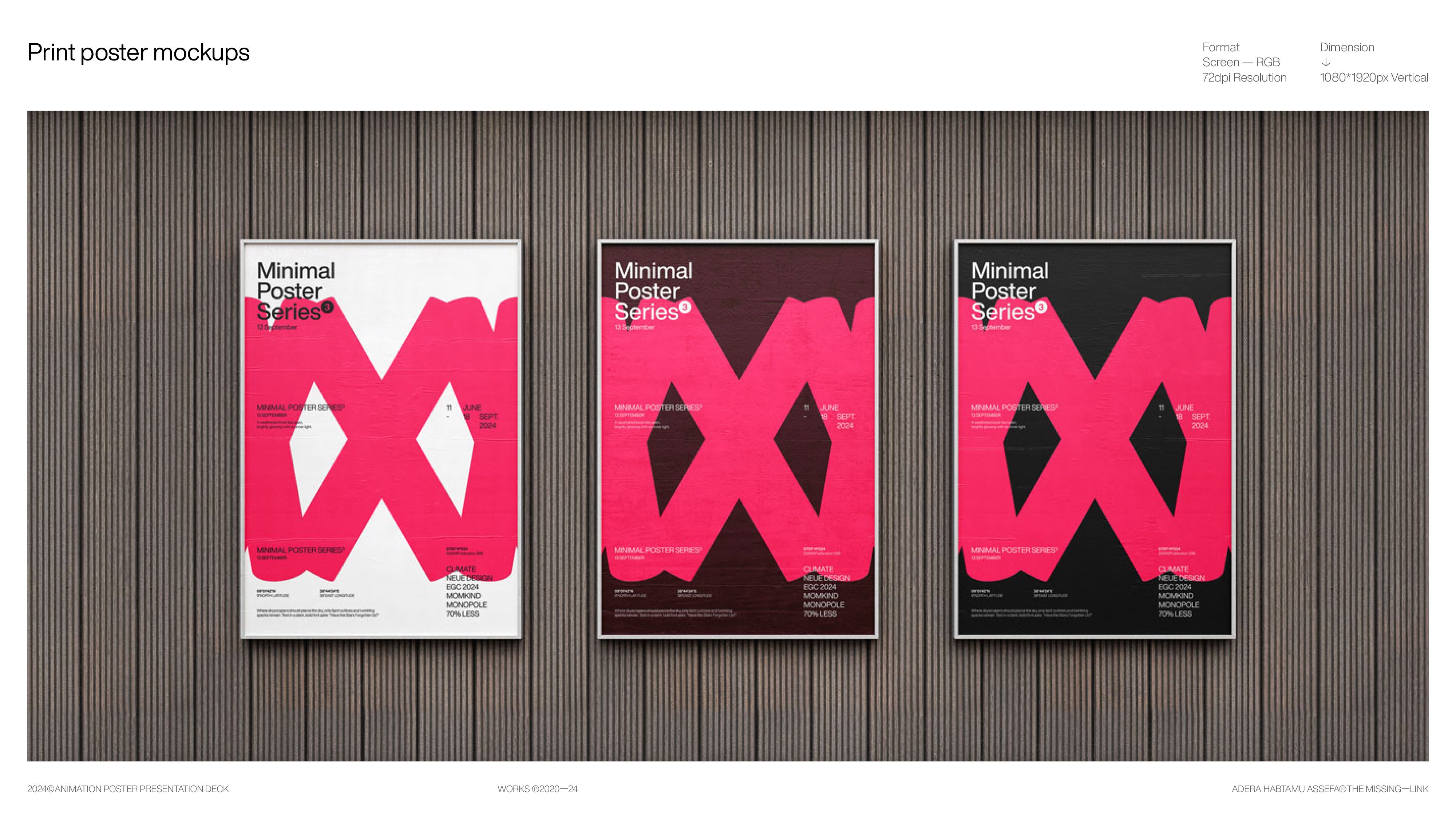 My project for course: Animated poster creation: From print to Motion ...