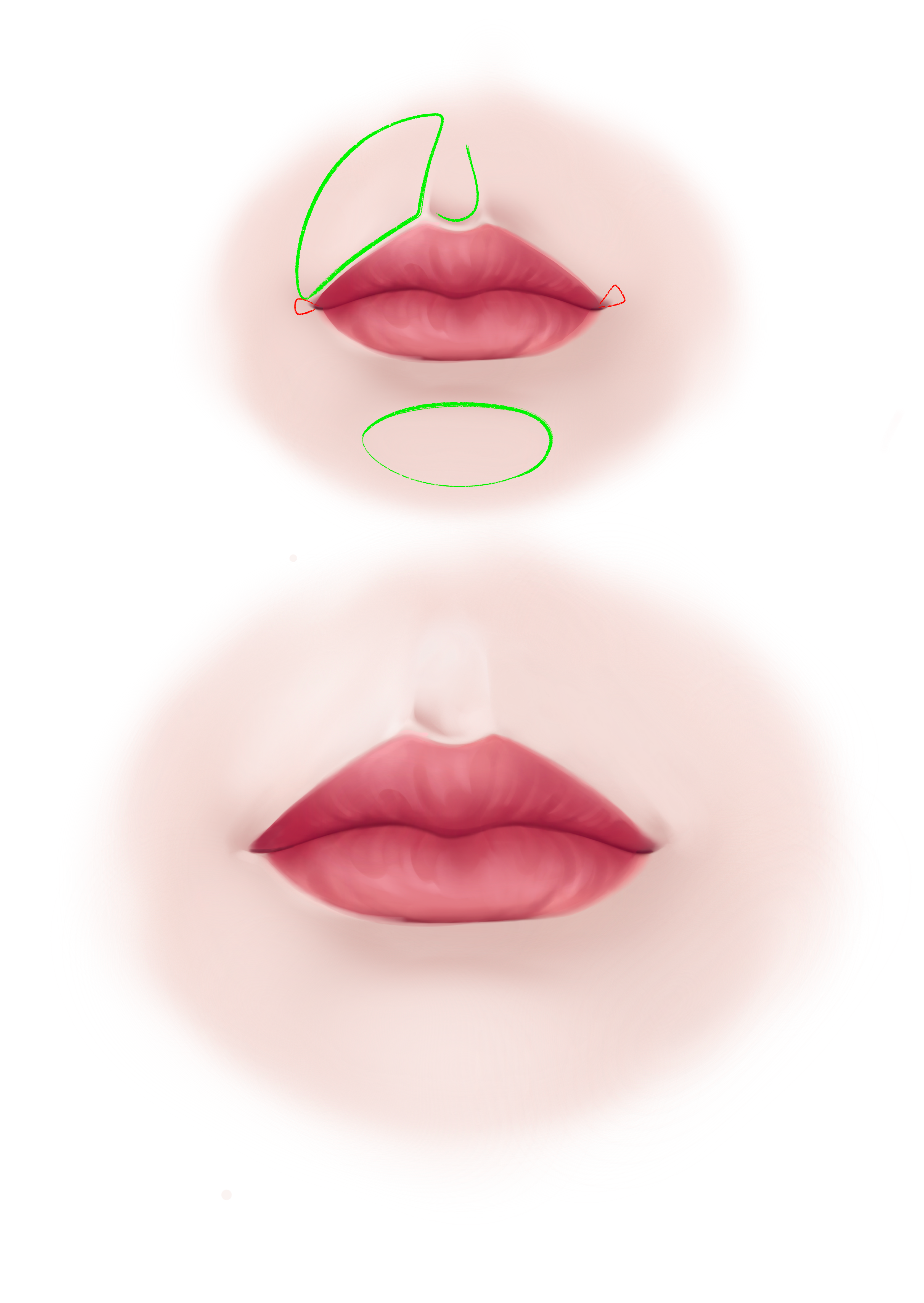 Free Tutorial: How to Paint Realistic Lips | Domestika