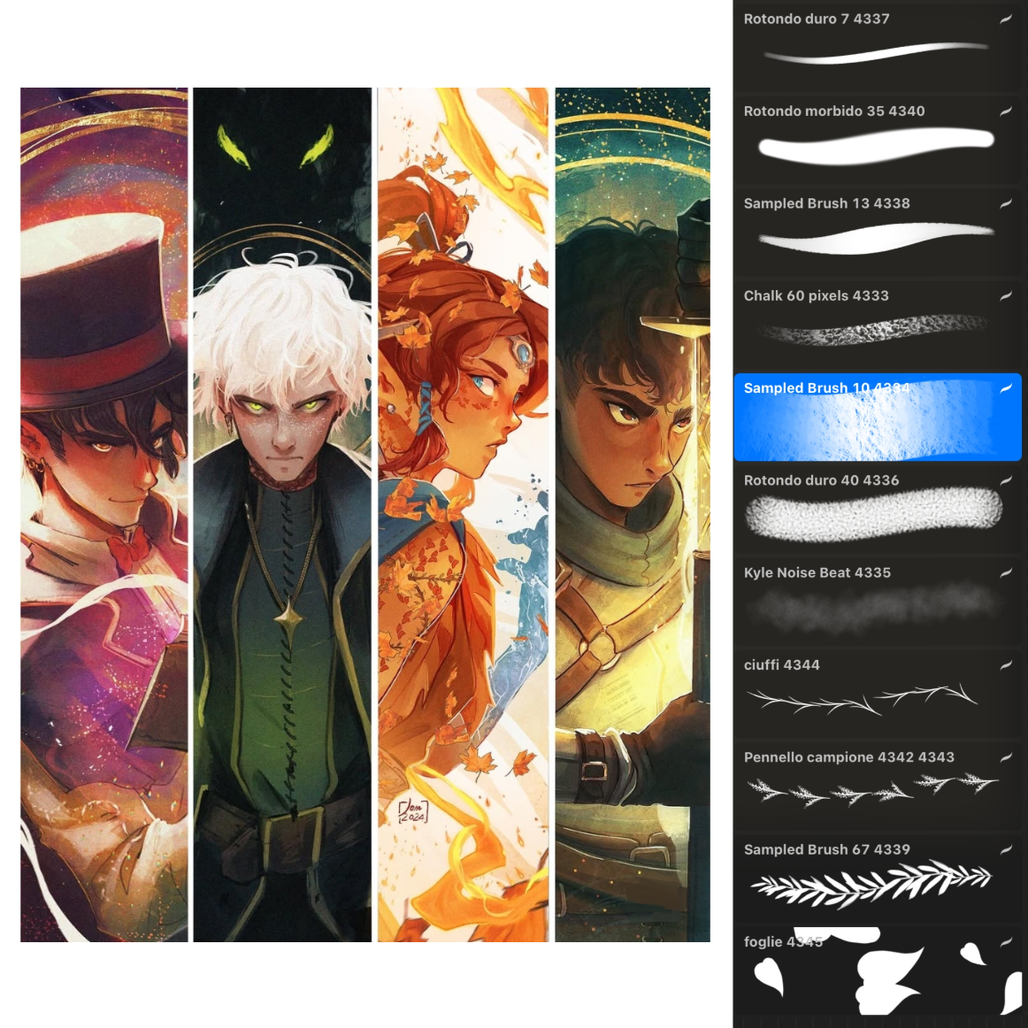 19 Free Procreate and Photoshop Brushes to Download on Domestika ...