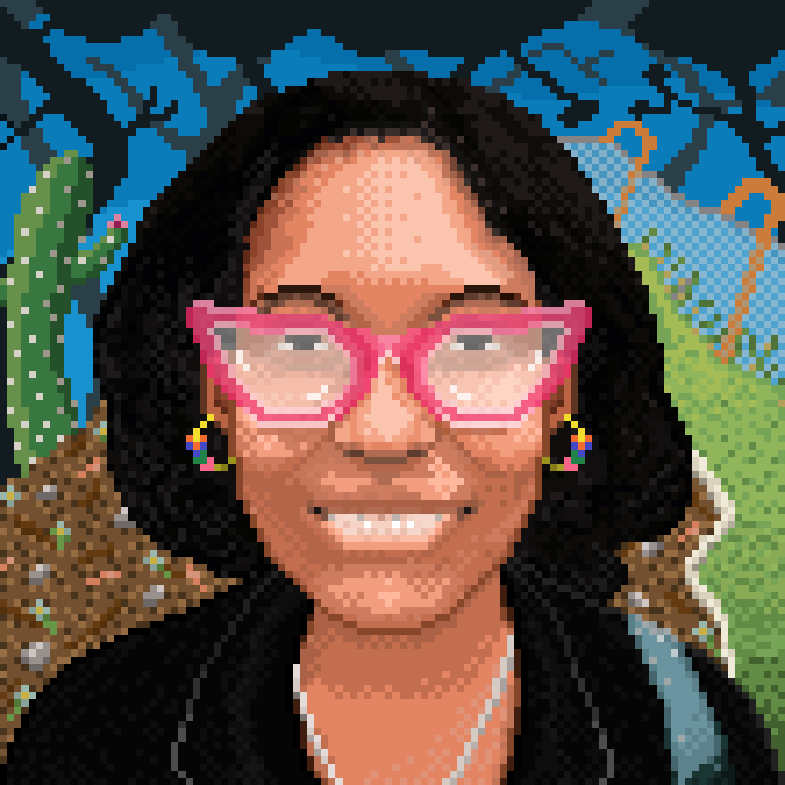 Retrato en Pixel art | Domestika