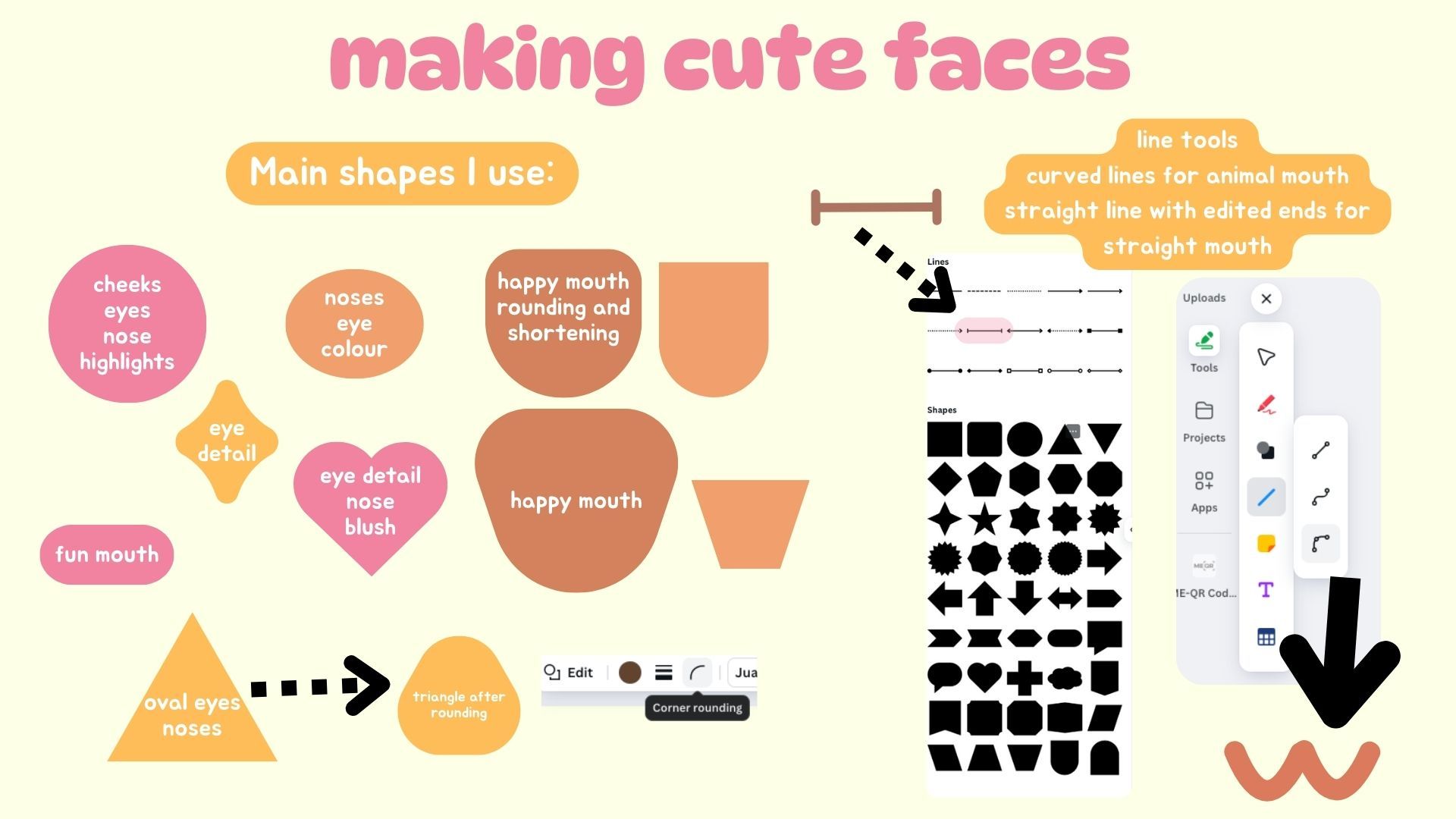 Cute Canva characters! | Domestika