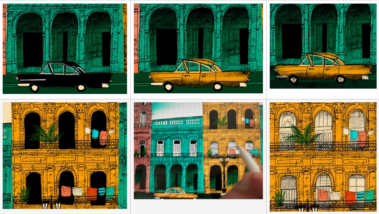 Drawing Colonial Buildings: step-by-step tutorial | Domestika