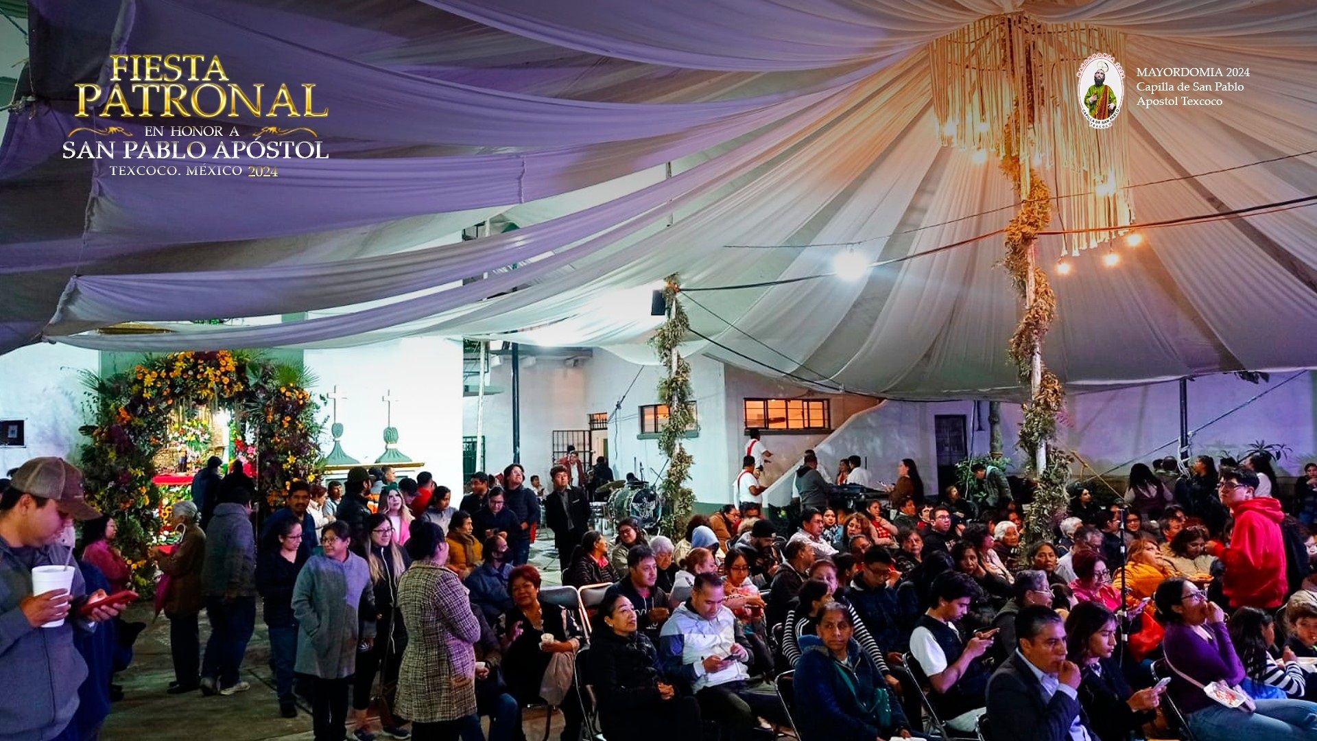 Cartel de la Fiesta Patronal en Honor a San Pablo Apóstol Texcoco 2024 | Domestika