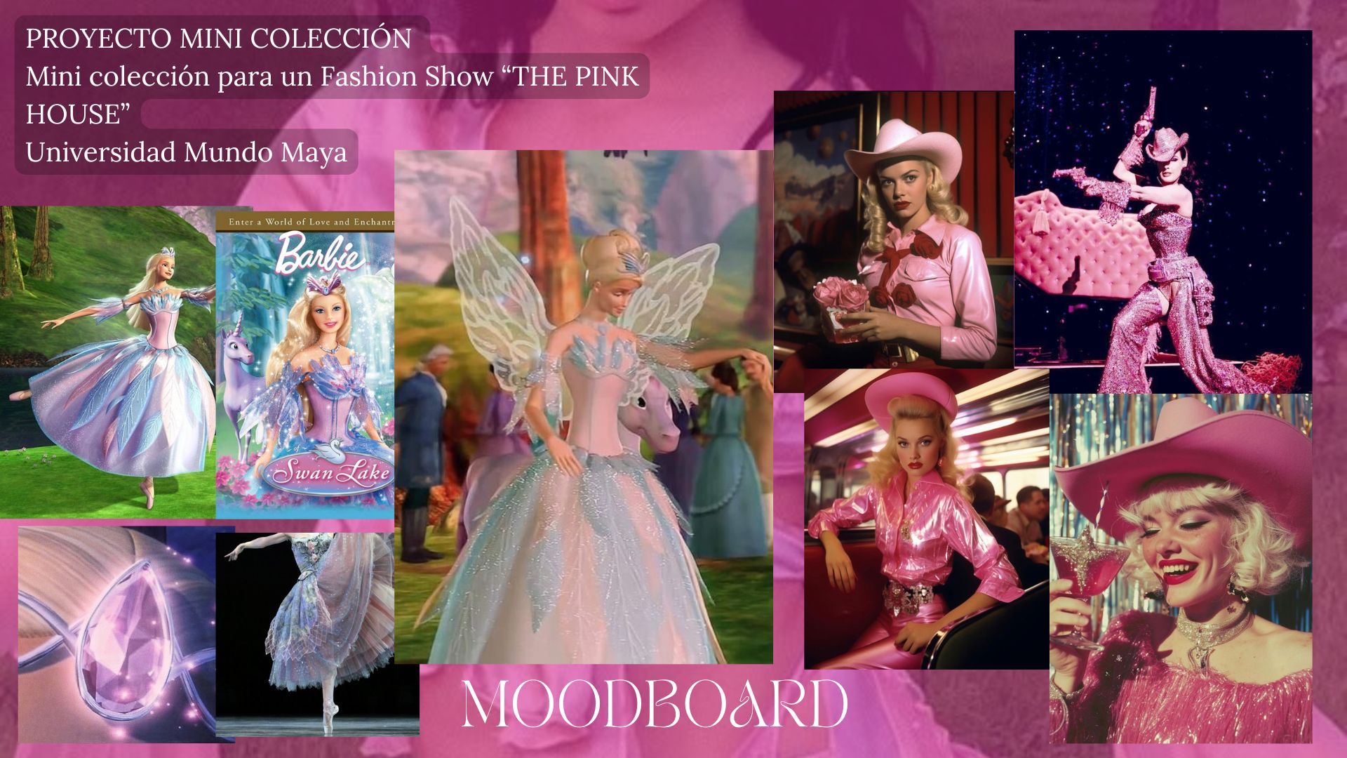 Mini colección para una pasarela "THE PINK HOUSE" | Domestika
