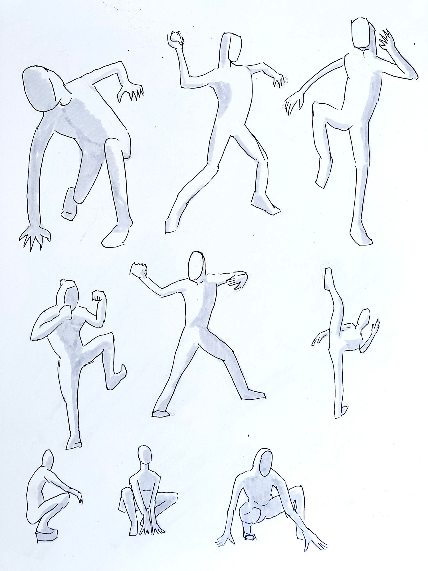 Dynamic Figure Drawing (Cave Girl) | Domestika