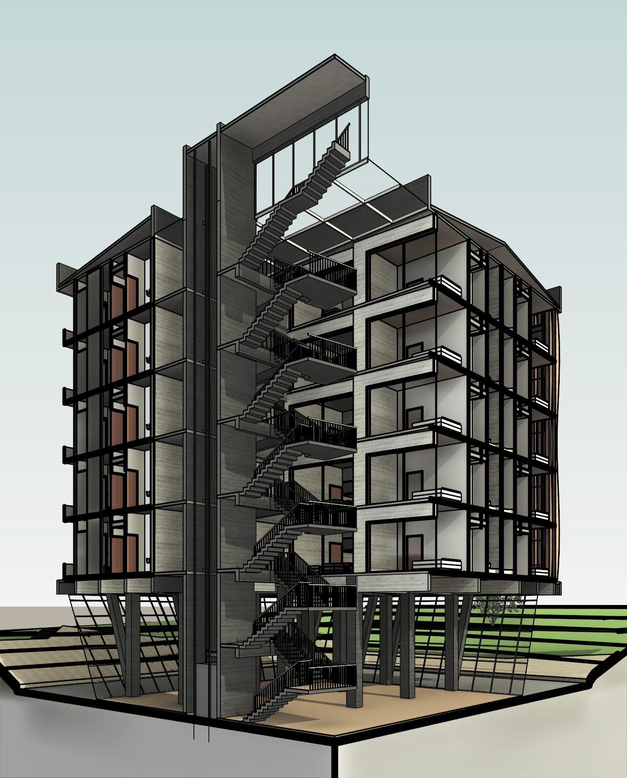 Edificio Paramétrico | Domestika