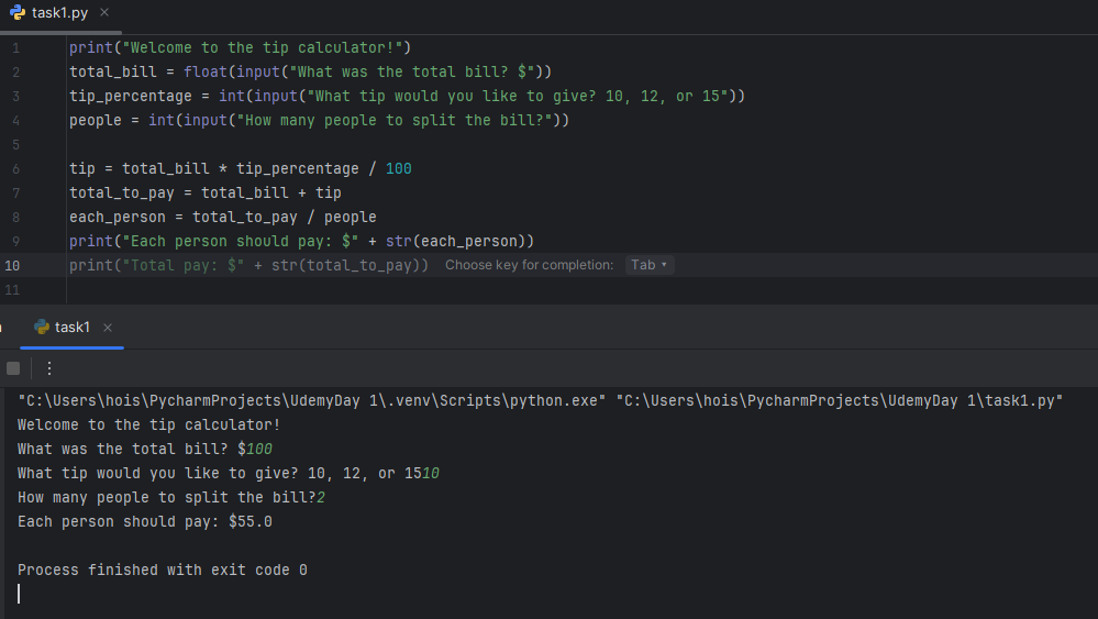 Tip Calculator | Domestika