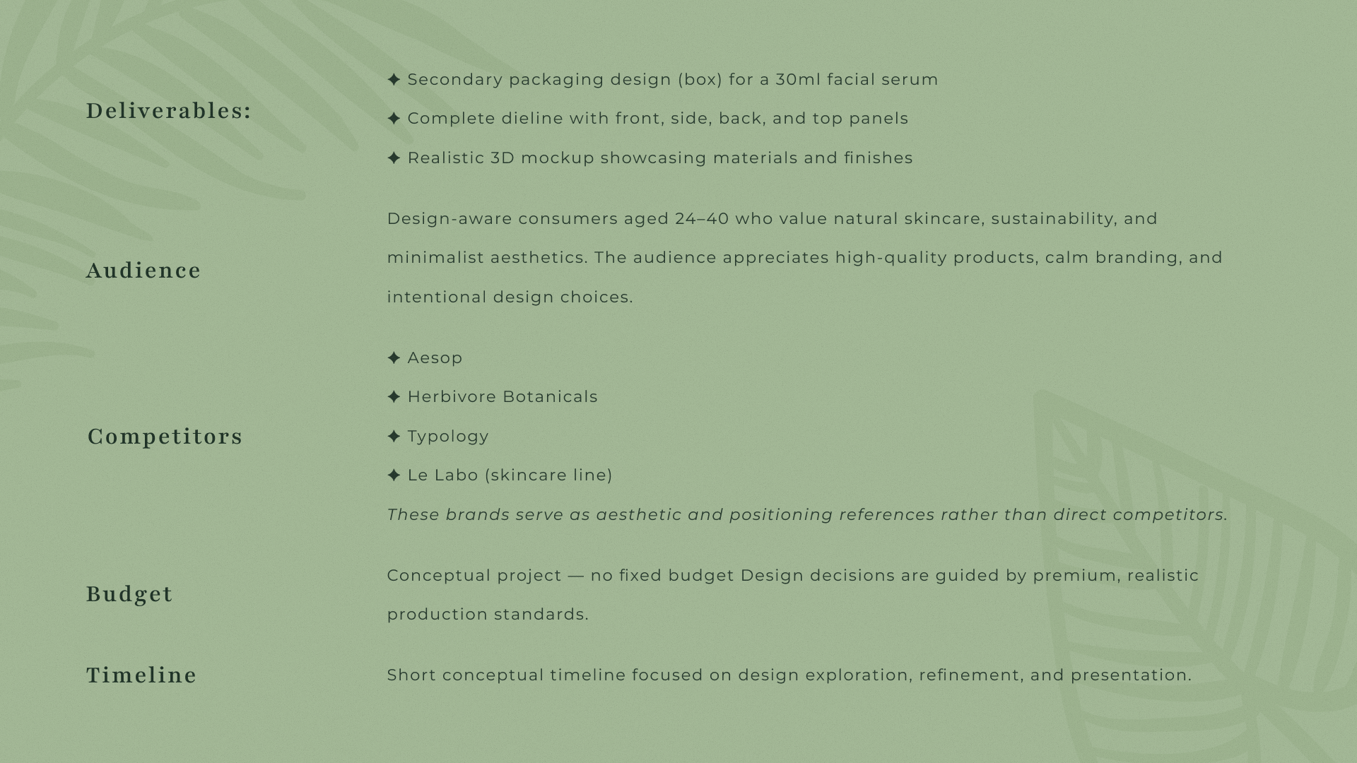 Natura Lux Serum Box Package Design | Domestika