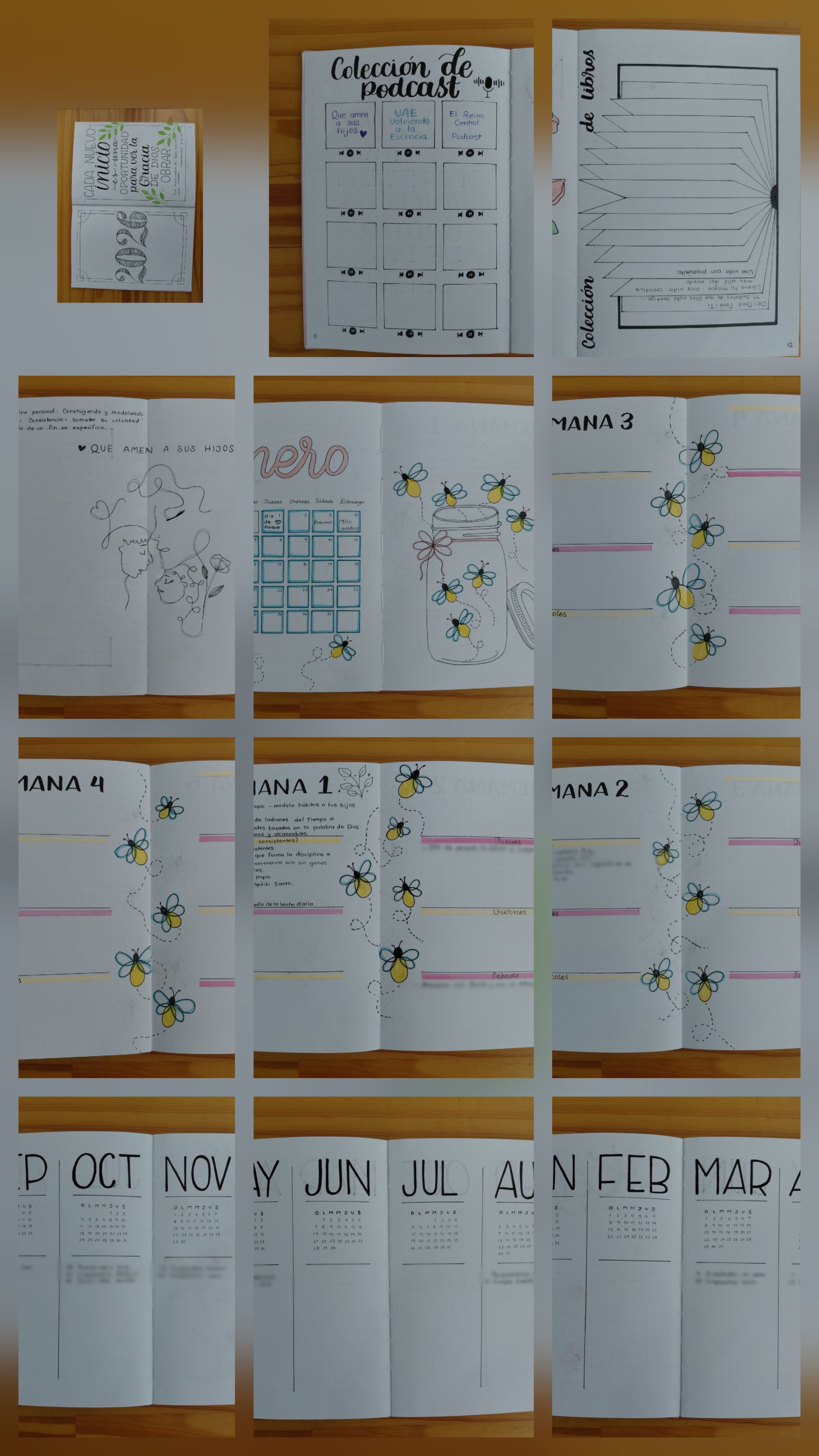 Bullet journal 2026 Gina Piñeros | Domestika