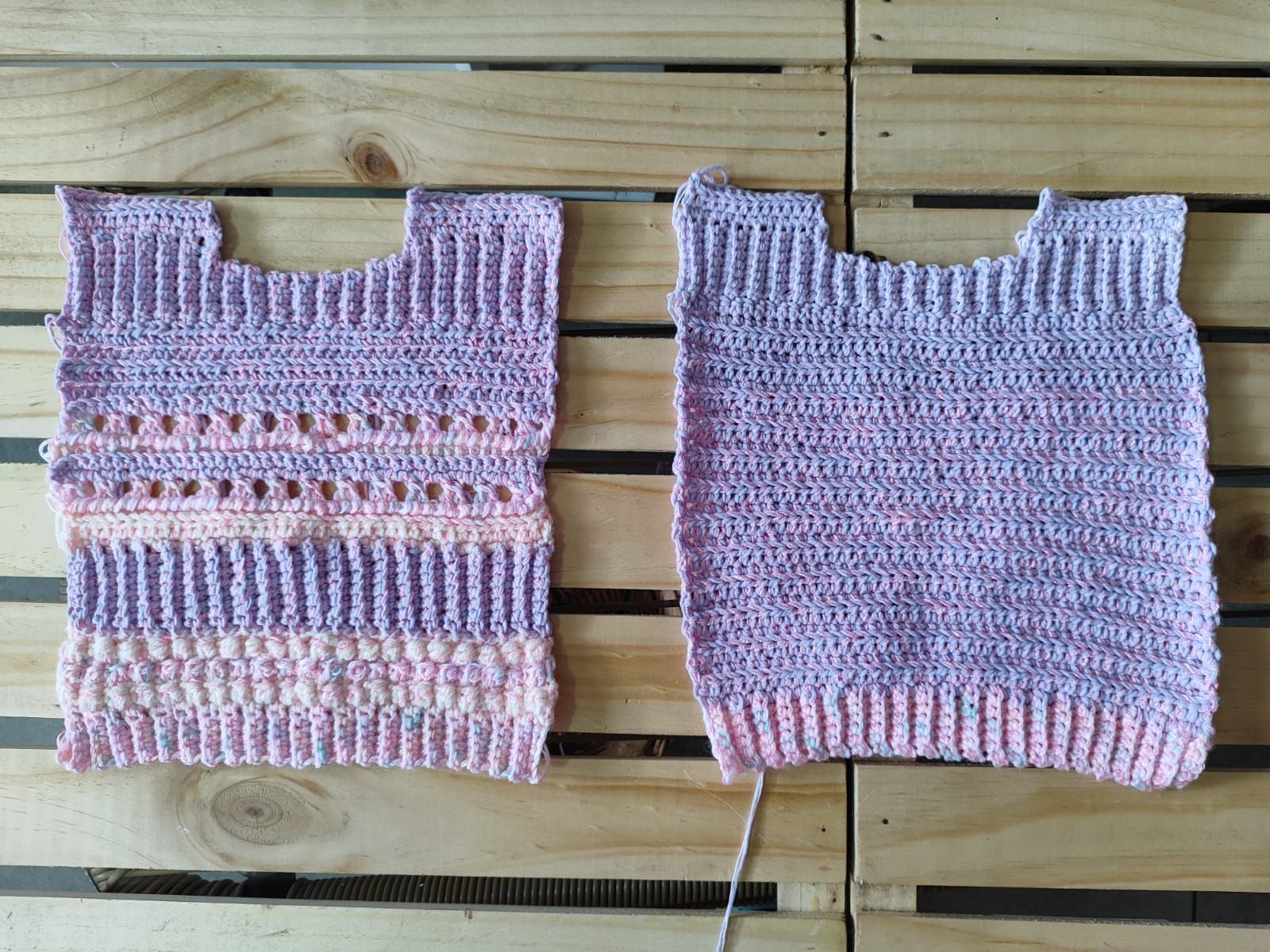 Prenda para niña llena de color y textura | Domestika