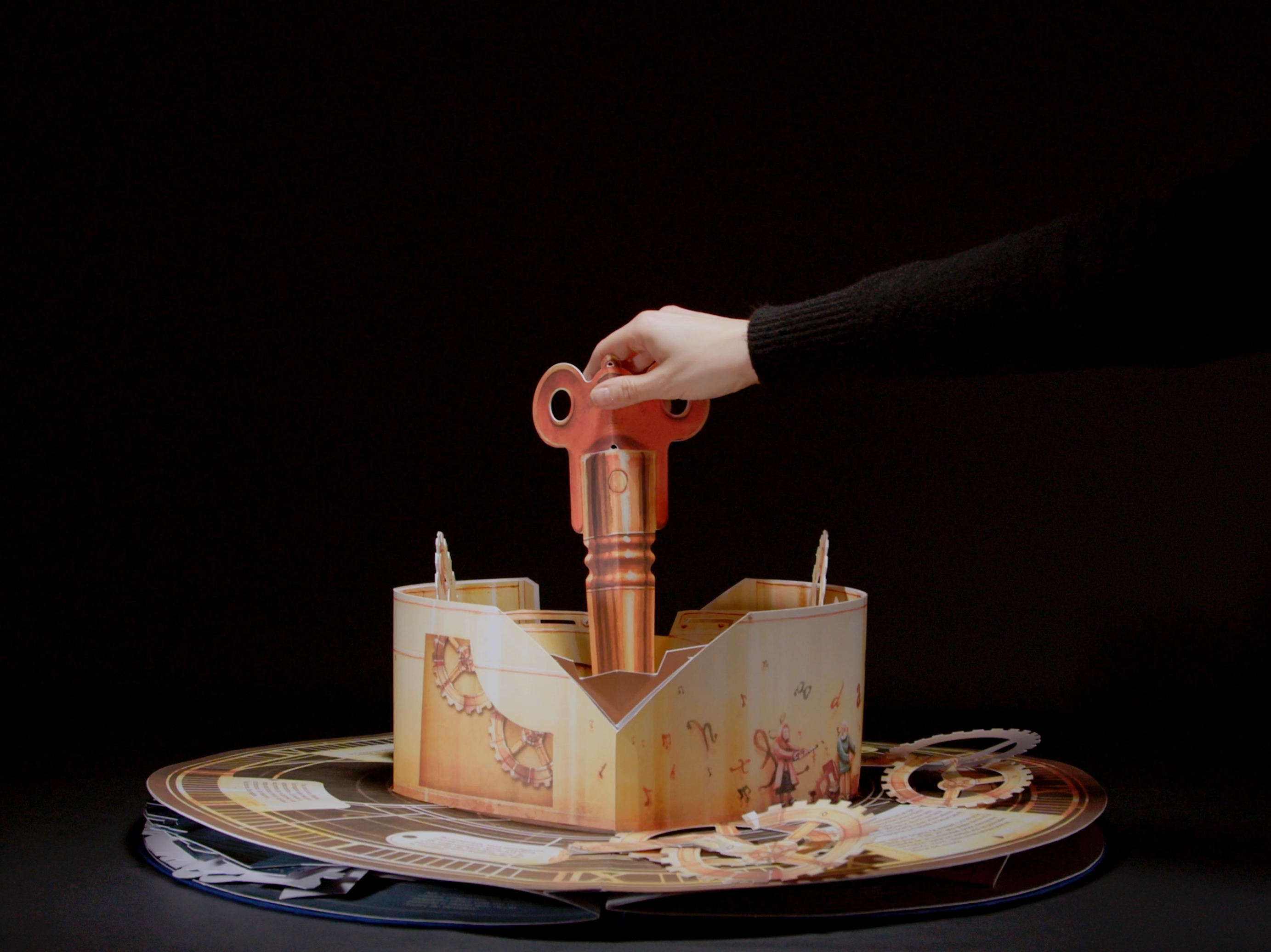 TIEMPO- Libro pop-up de LIBRACOS | Domestika
