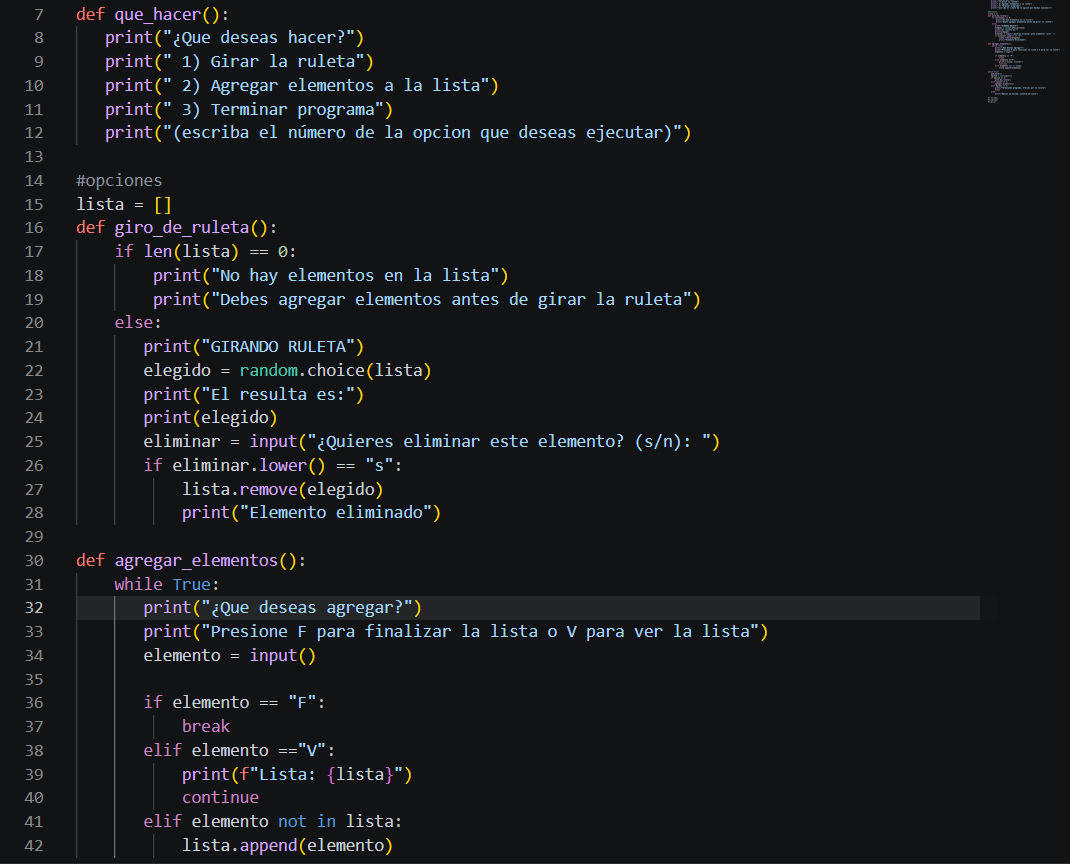 Ruleta Python | Domestika