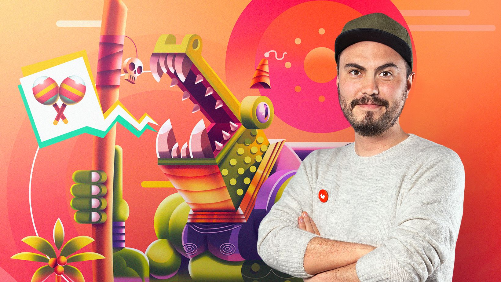 Online Course - Geometric Illustration with Volume (Edgar Rozo) | Domestika