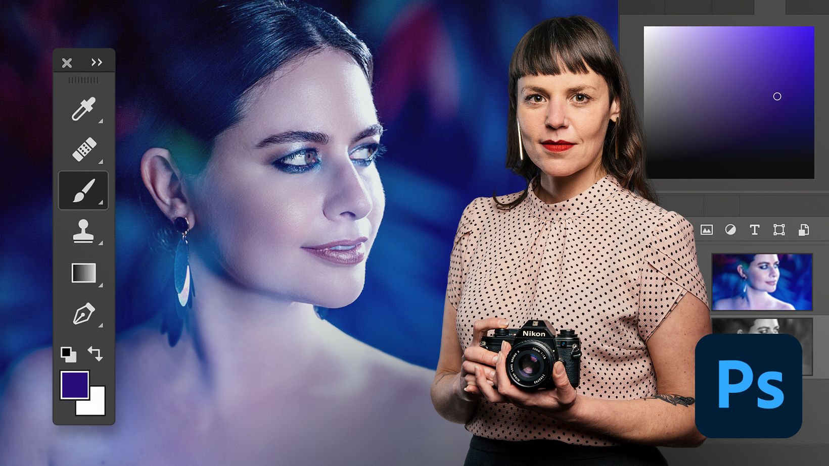 Online Course - Adobe Photoshop for Professional Photo Editing (Nina ...