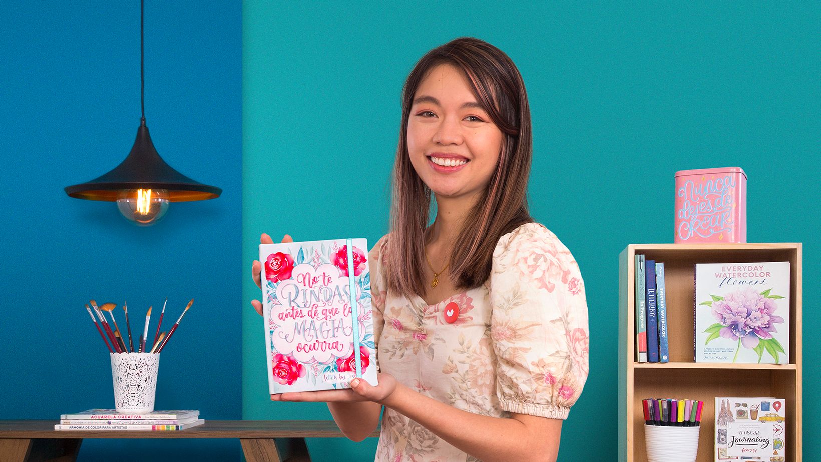 Online Course - Lettering with Metallic Watercolors (Letters by Jess ...