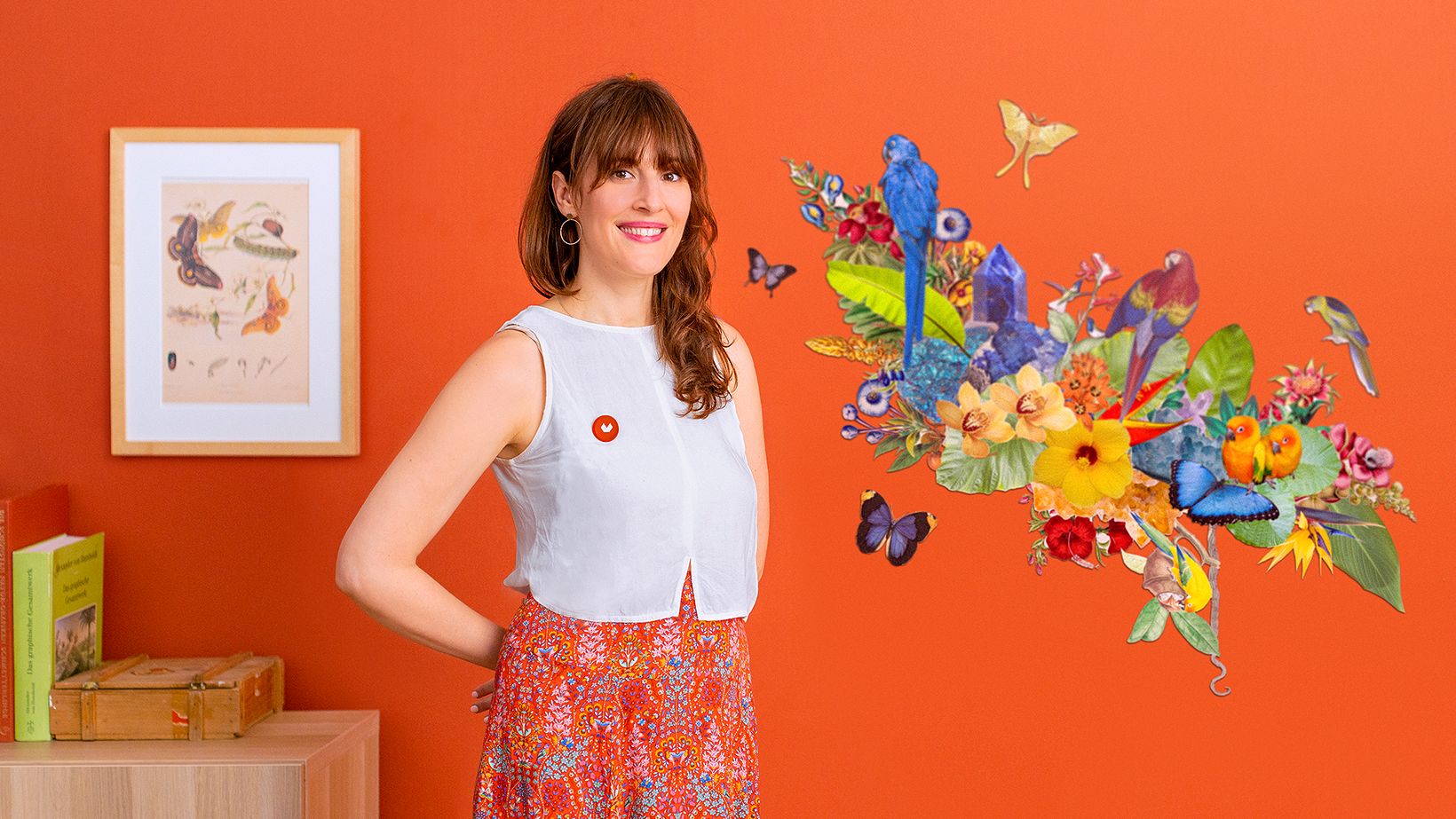 Online Course - Paper Collage Murals: Create Nature-Inspired Wall Art ...