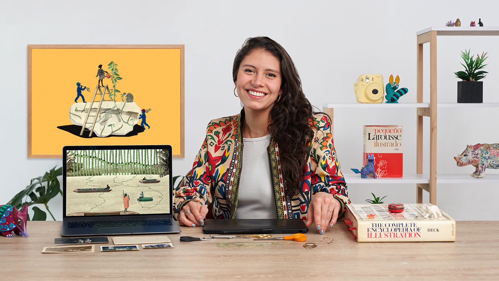 Online Course - Digital Collage for Vintage Editorial Illustration ...