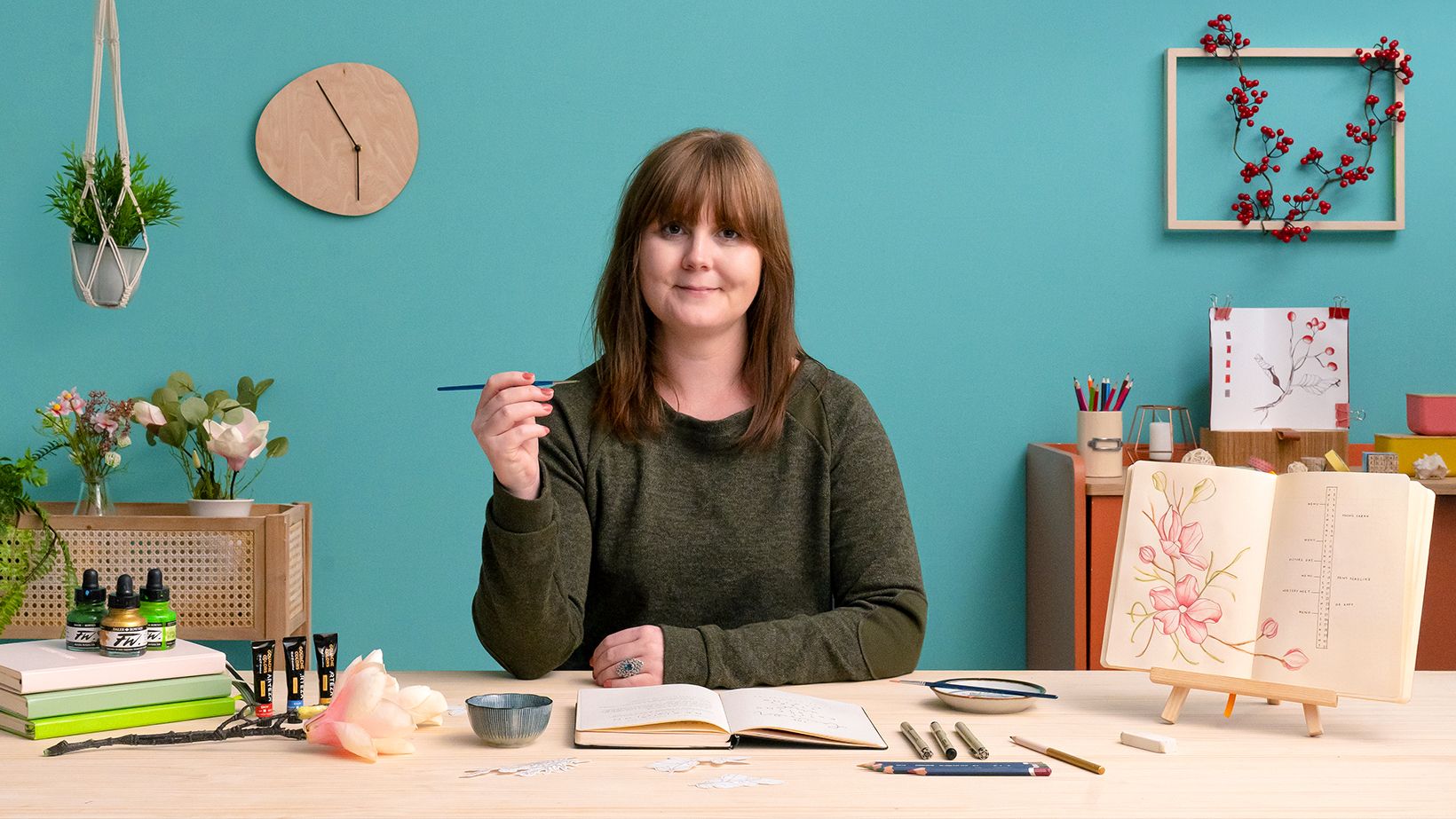 Online Course - Floral Drawings to Illustrate your Bullet Journal (A ...