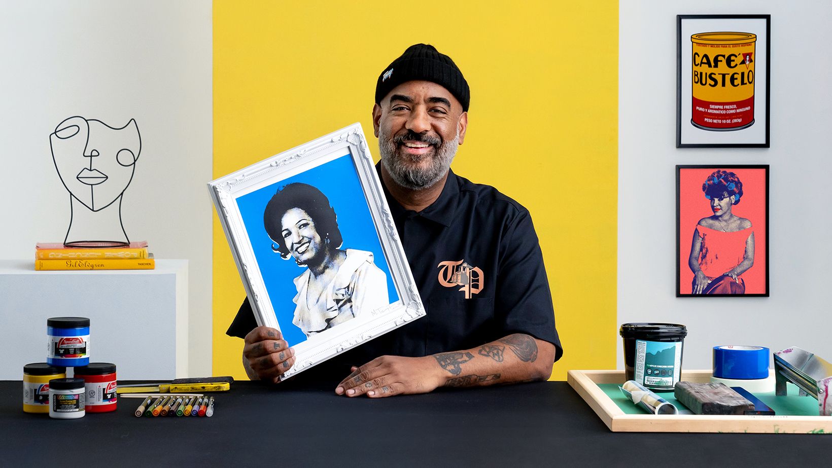 Online Course - Pop Art Screen Printing for Vibrant Portraits (M.Tony ...
