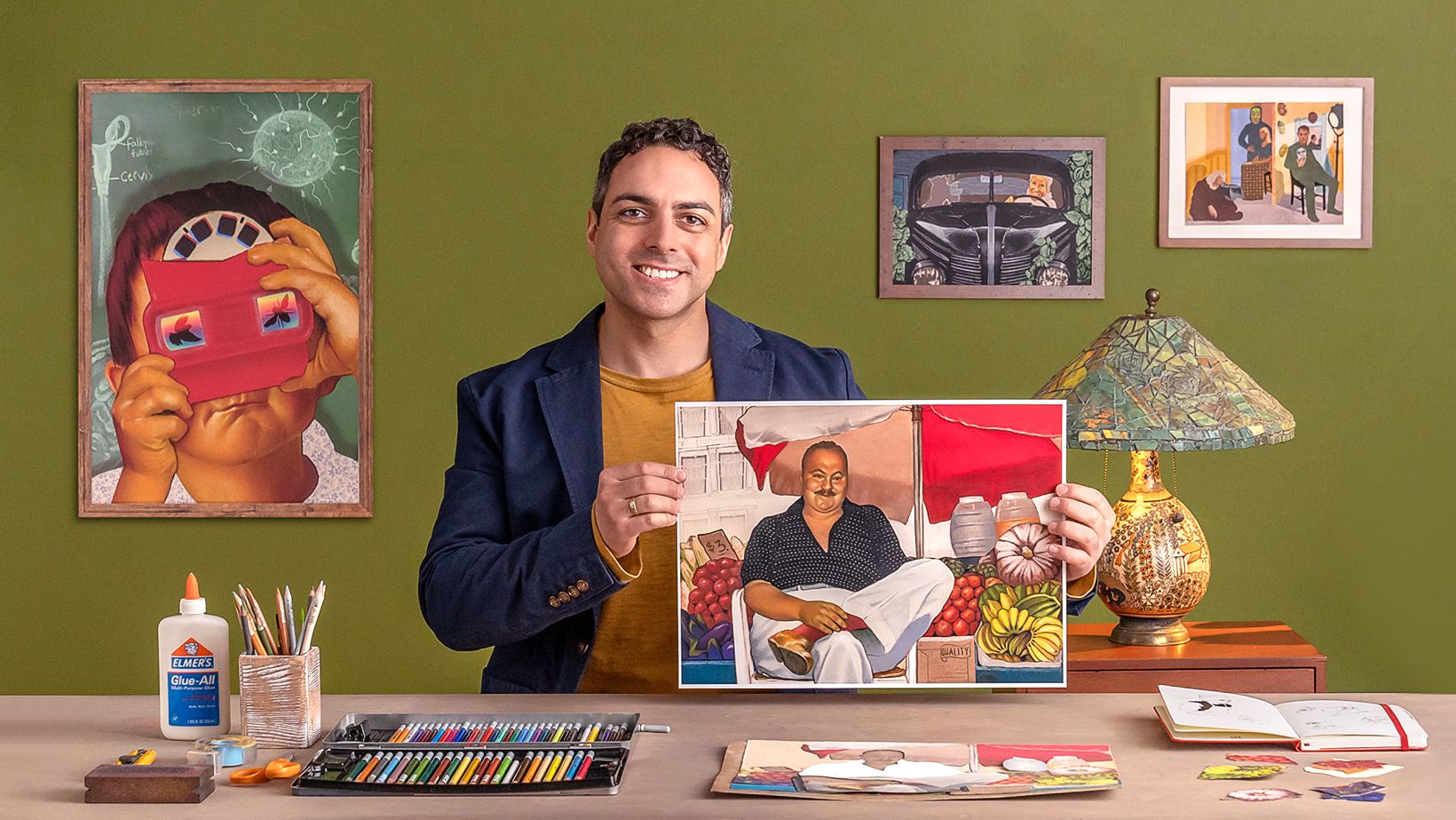 Online Course - Dramatic Portraits with Pastels, Collage, and Photoshop ...