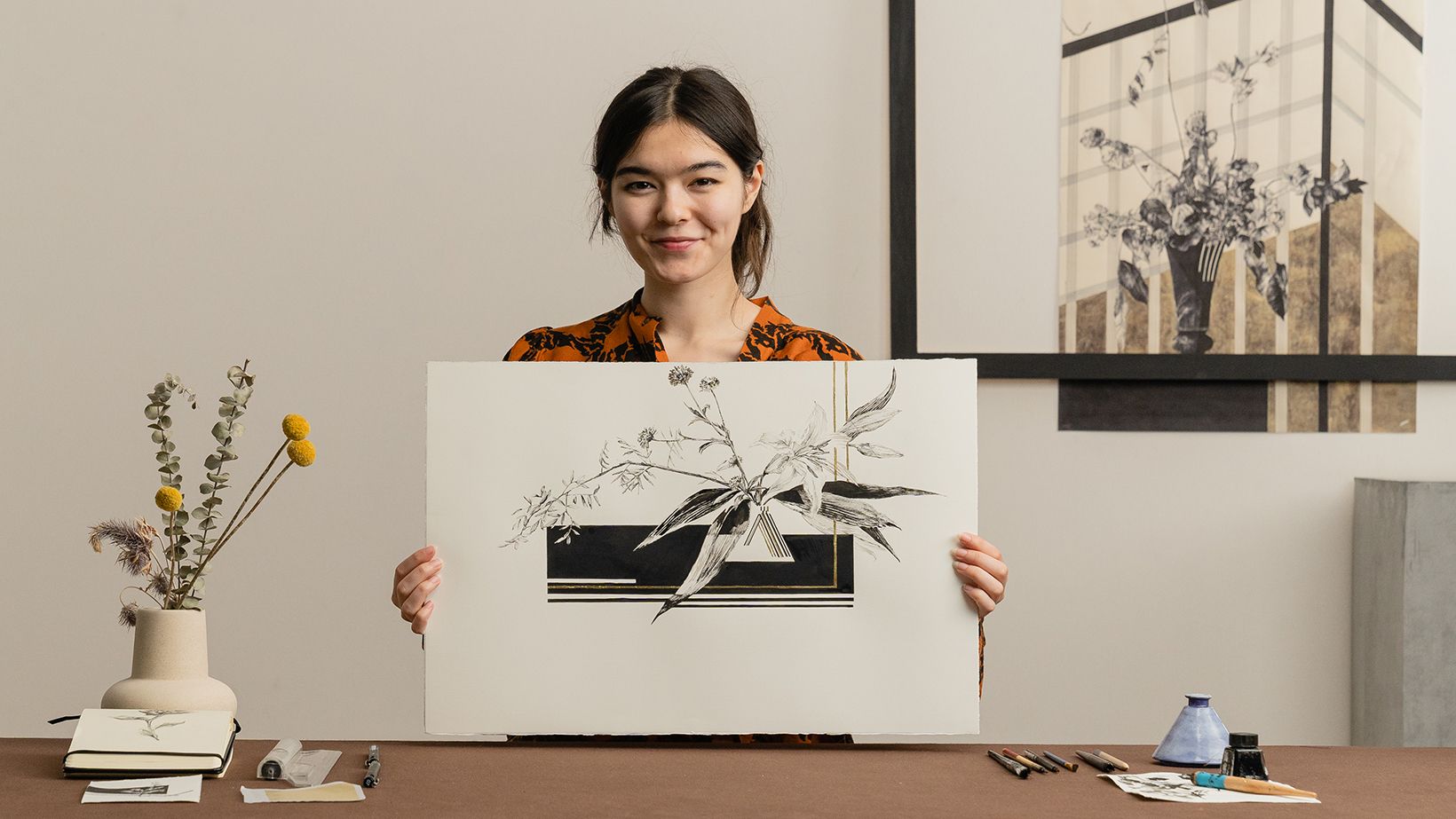 Online Course - Contemporary Botanical Illustration with Ink (Fujiko ...