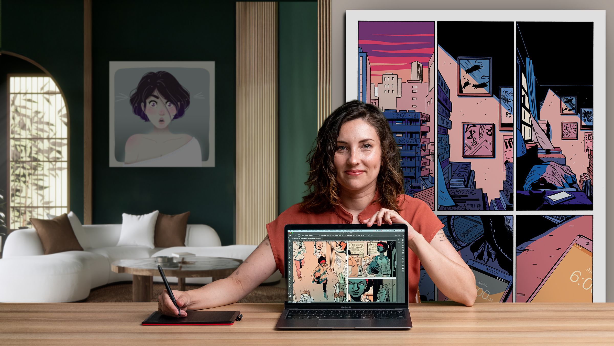 Online Course - Digital Comic Coloring: Step-by-Step Techniques in ...