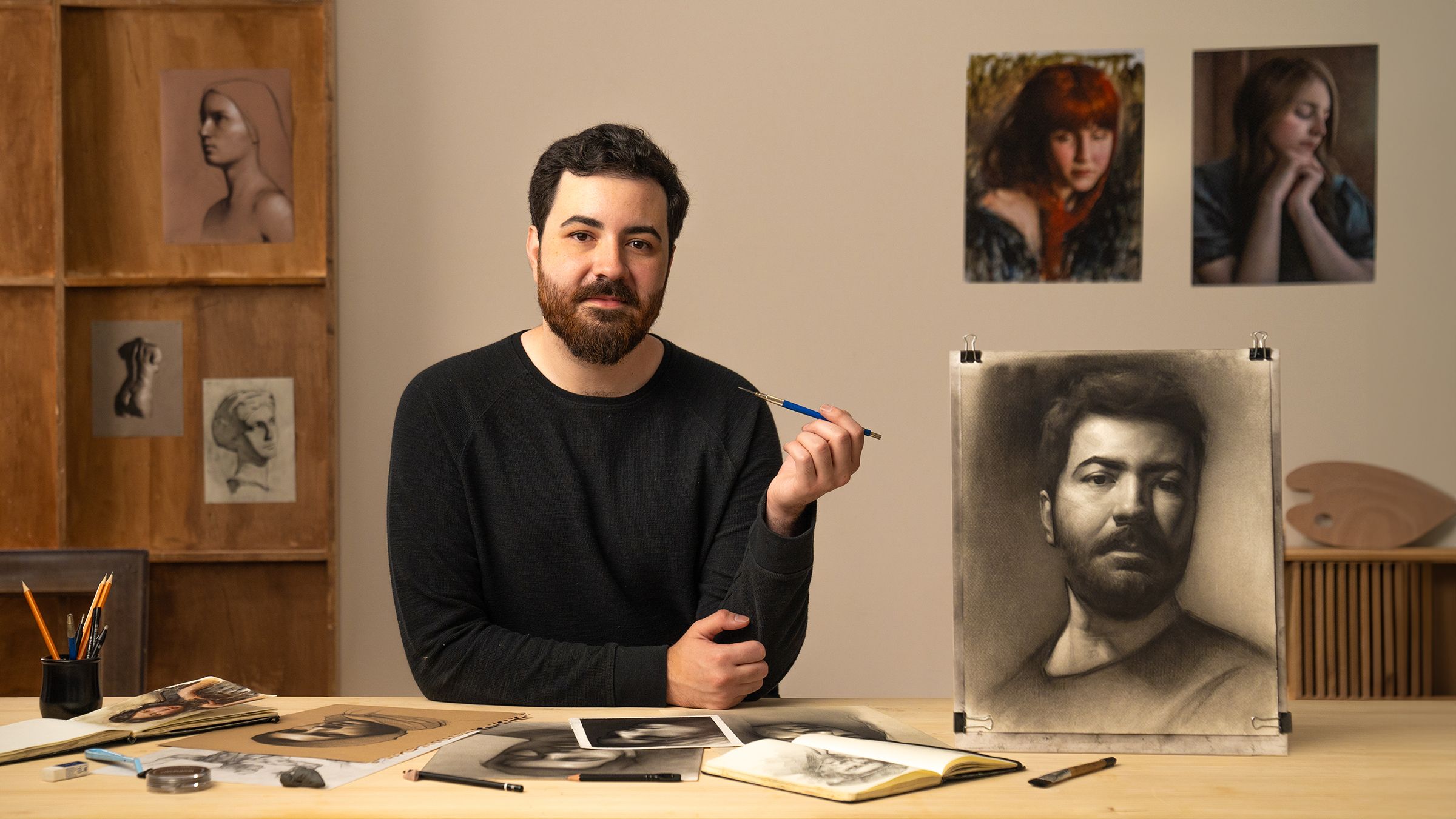 Online Course - Self-Portrait in Graphite and Pastel: Techniques of ...