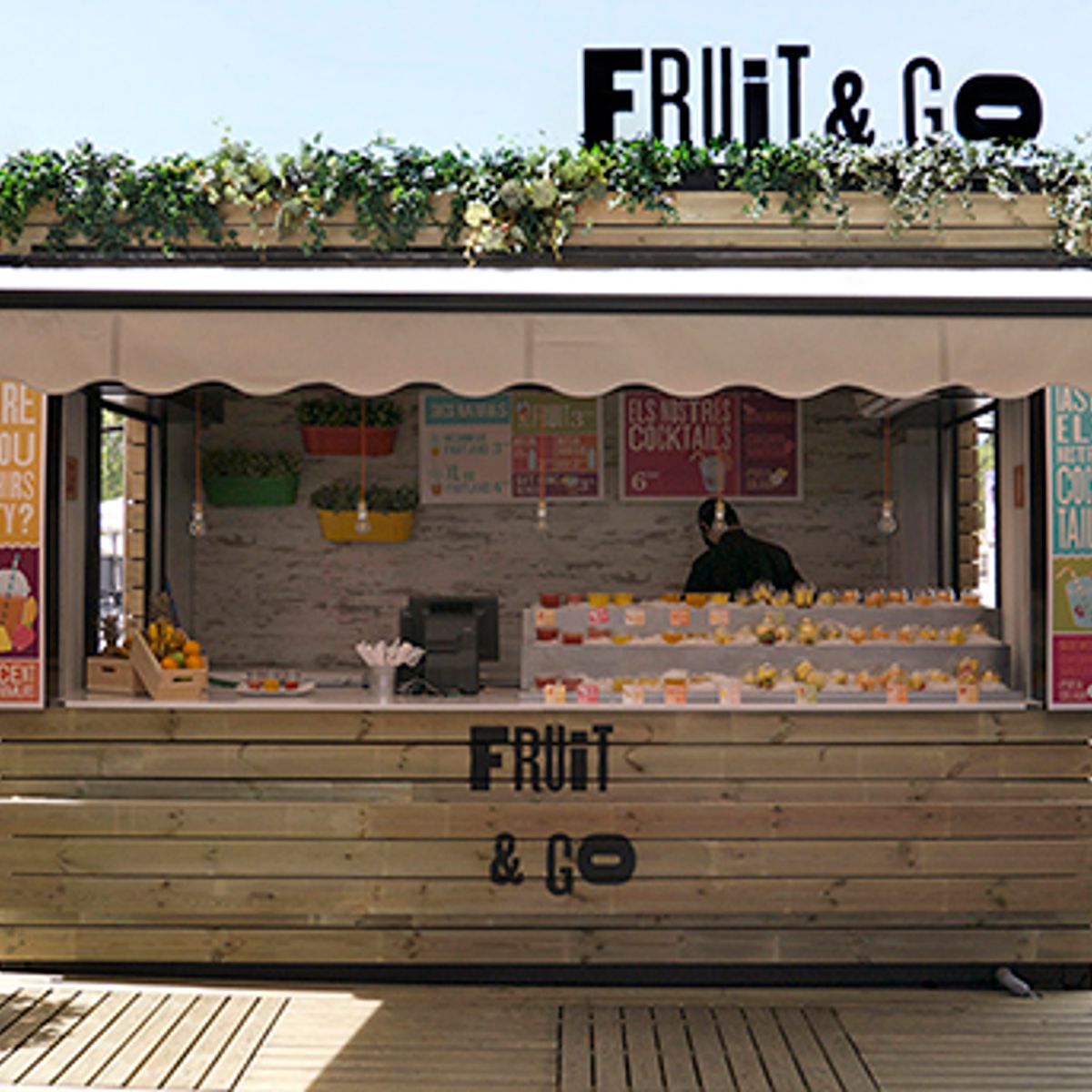 Fruit&Go, Pop-up Store | Domestika