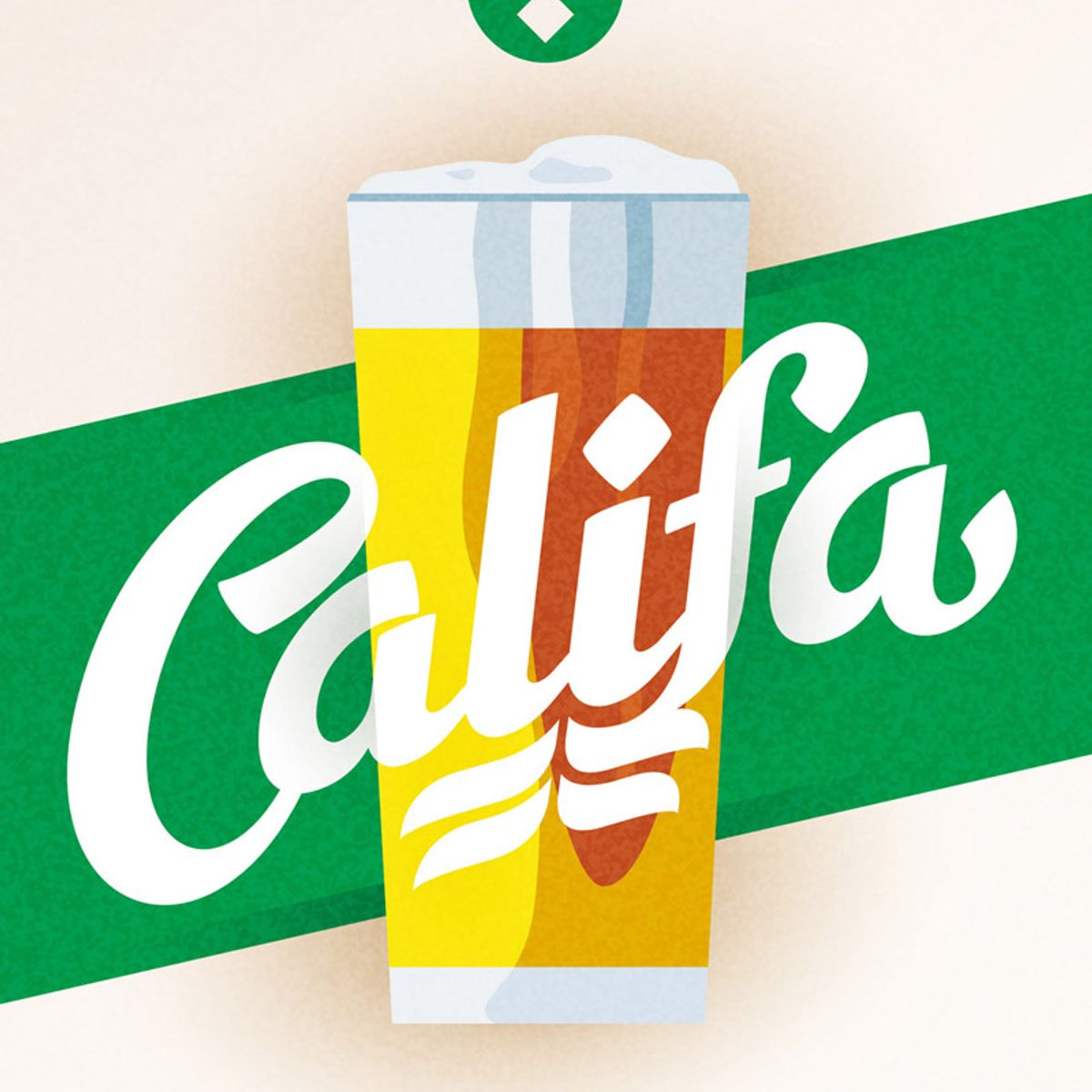 Cervezas Califa. Lettering y Rótulos | Domestika