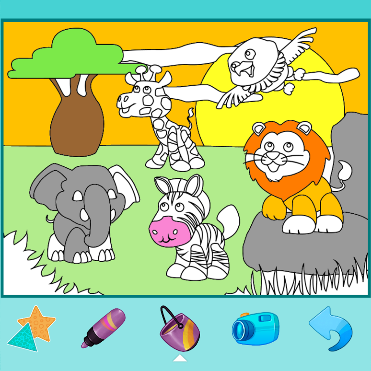 Más juegos interactivos infantiles: Paint Art | Domestika
