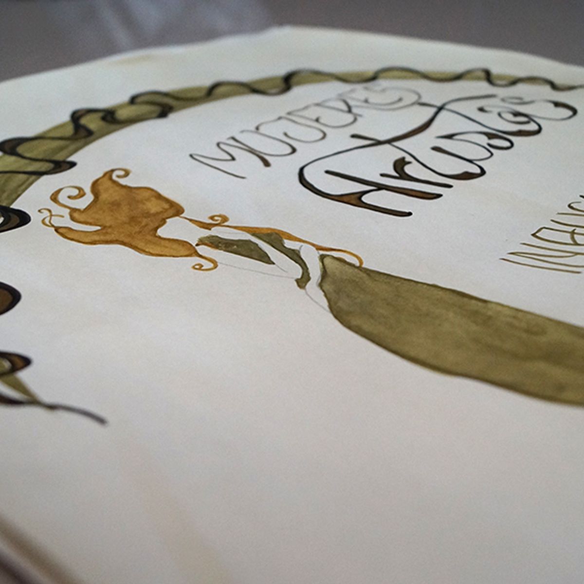 Mi Proyecto del curso 'Lettering': Mujeres Artistas | Domestika