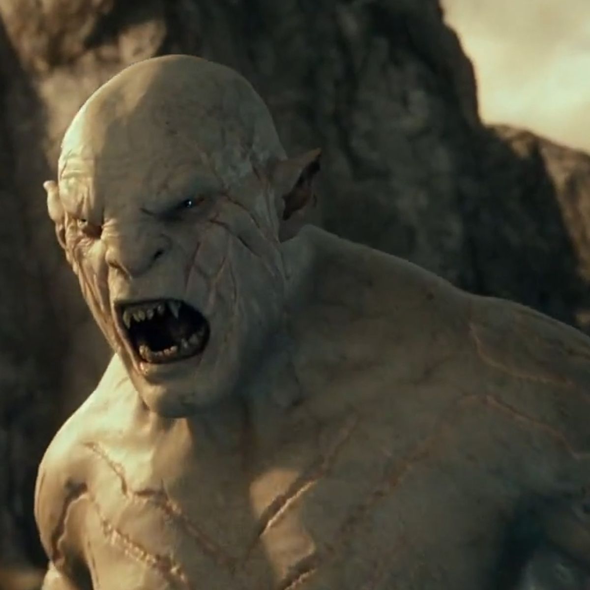 The Hobbit movies, Azog. | Domestika
