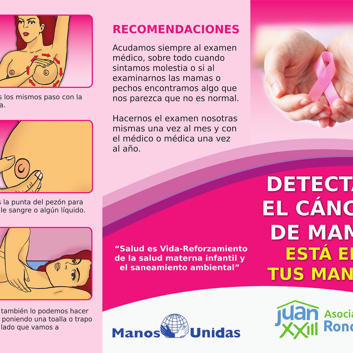 Brochure Examen de mamas | Domestika